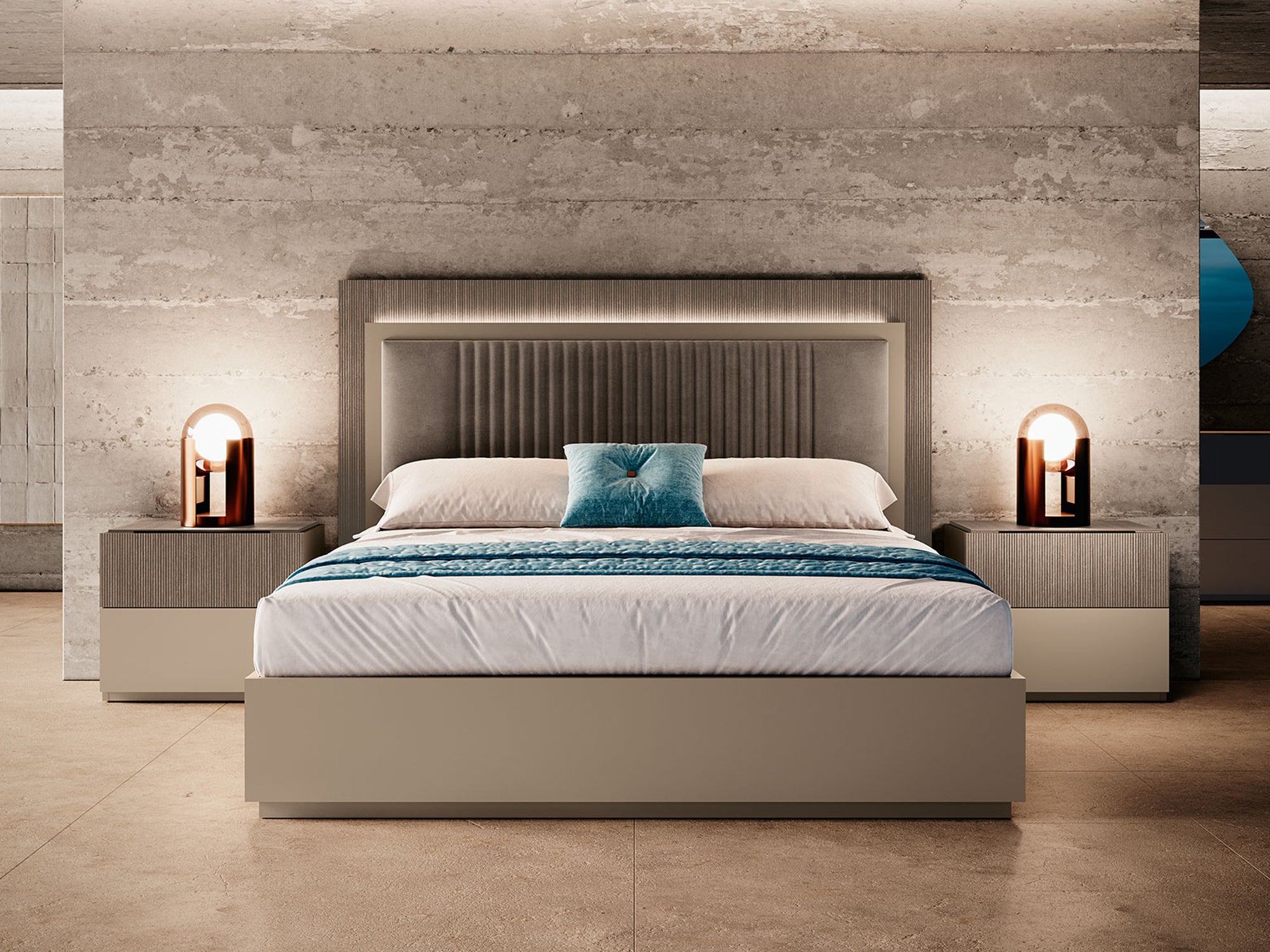 Camel Essenza Platform Bed – Istanbul Furniture - Home of Unique Turkish Furniture