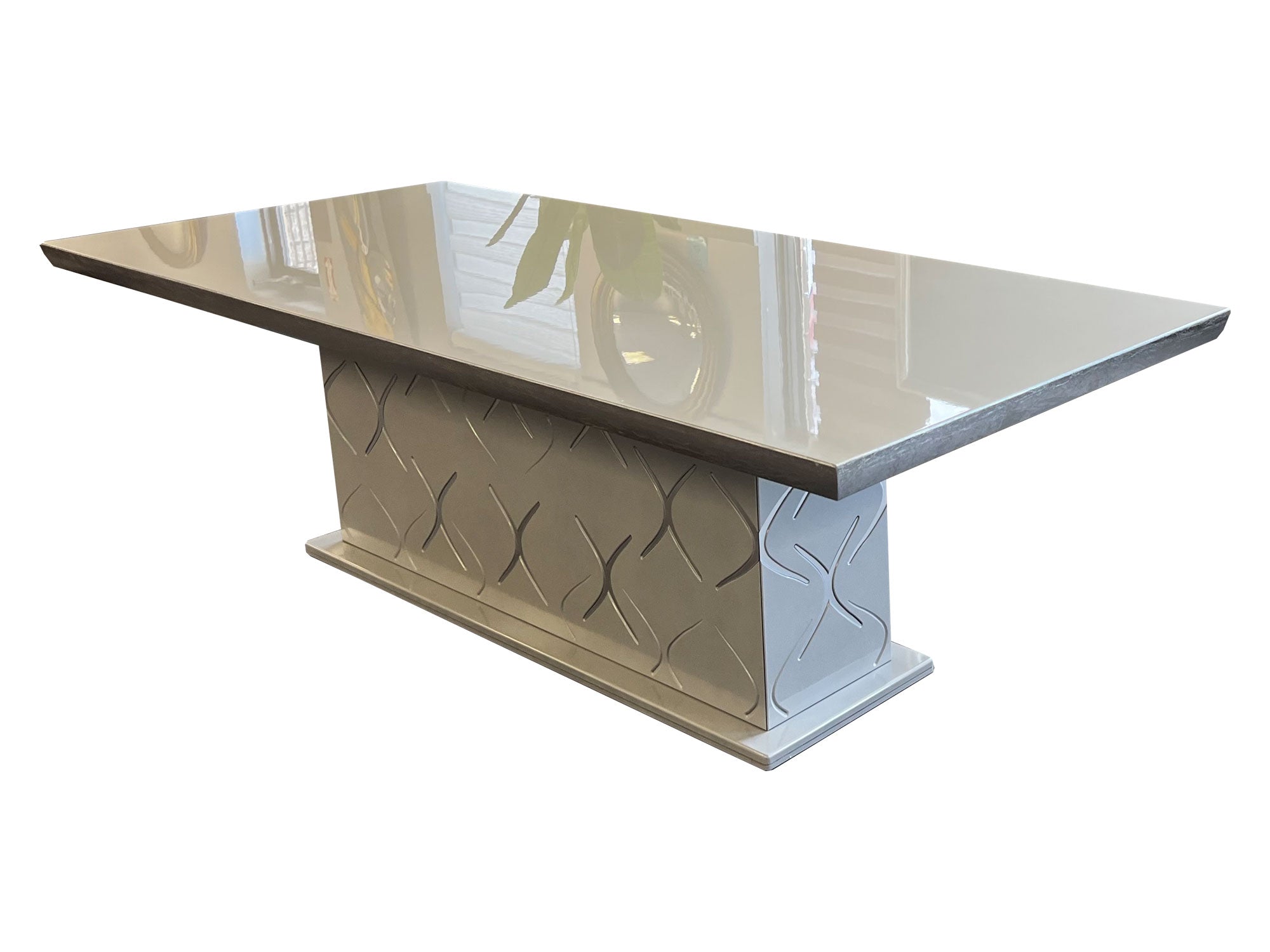 Napoli Venus 102" Wide 10 Person Dining Table – Istanbul Furniture - Home of Unique Turkish ...