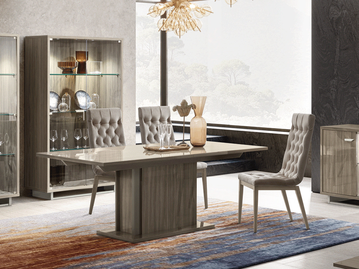 Volare 79" / 97" Wide Extendable Dining Table – Istanbul Furniture - Home of Unique Turkish ...