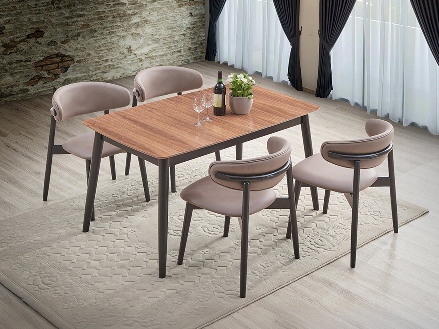 Lanae 4-6 Person Dining Room Set – Istanbul Furniture - Home of Unique ...