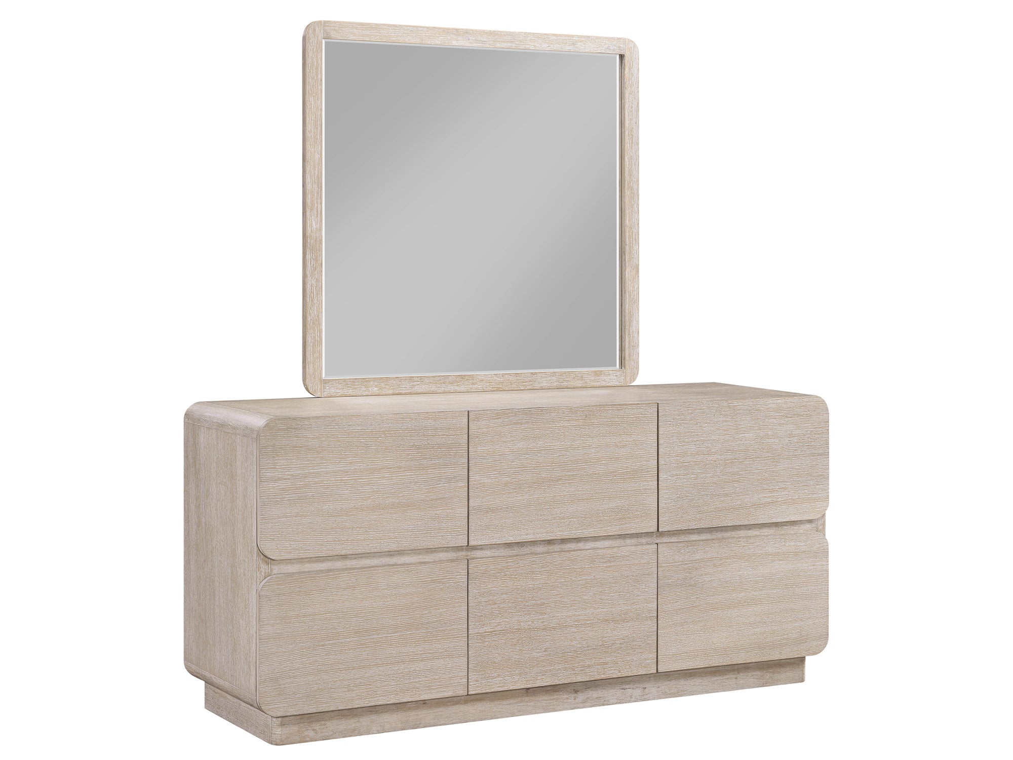 Adagio 68" Wide 2 Drawer Dresser With Mirror – Istanbul Furniture ...