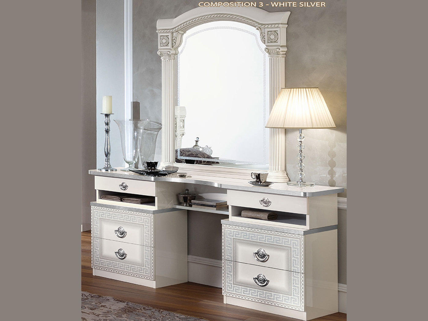 Aida 69" Wide Makup Vanity Set – Istanbul Furniture - Home of Unique ...