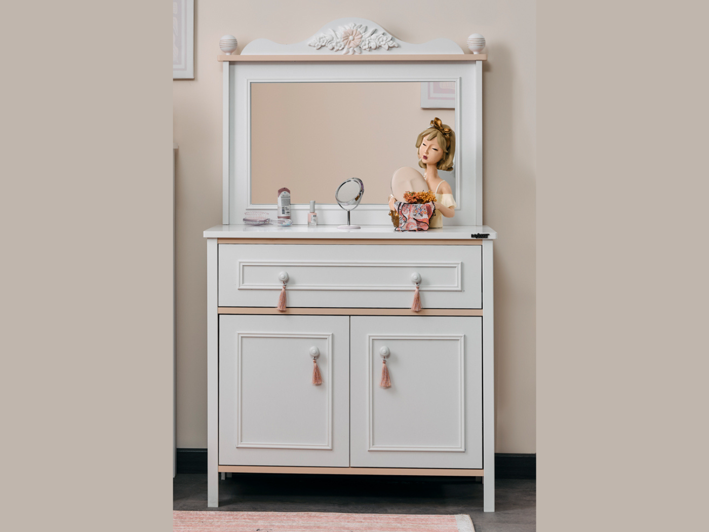 Alya 33" Wide Dresser With Mirror – Istanbul Furniture - Home of Unique ...