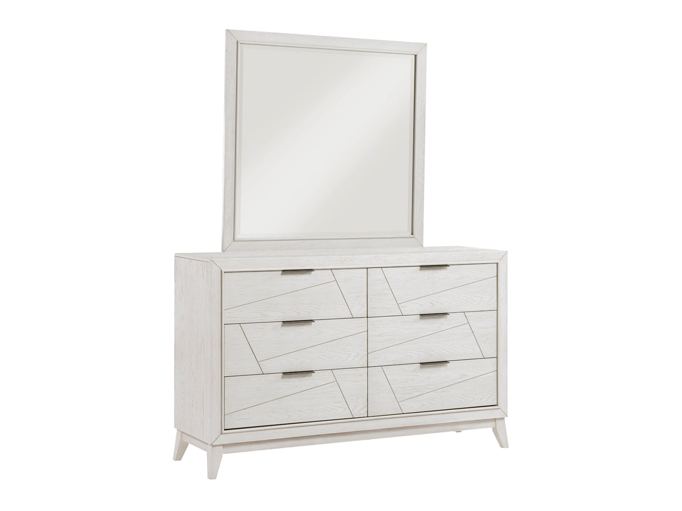 Asteria 1355 62" Wide 6 Drawer Dresser With Mirror – Istanbul Furniture ...