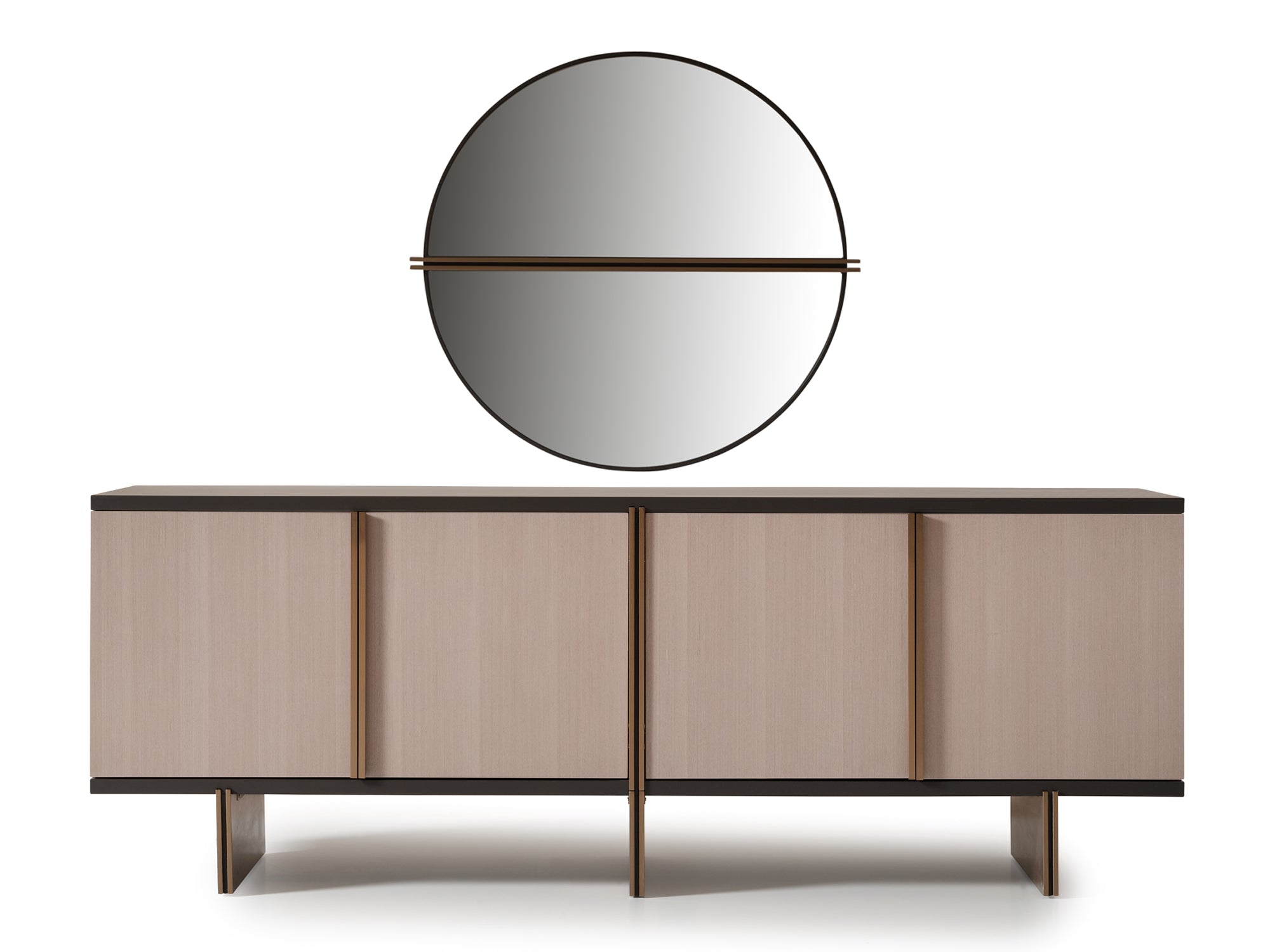 Auram 4 Door Buffet With Mirror – Istanbul Furniture - Home of Unique ...