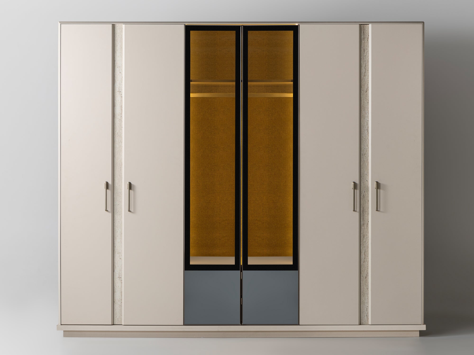 Bern 101.7" Wide 6 Door Wardrobe – Istanbul Furniture - Home of Unique ...