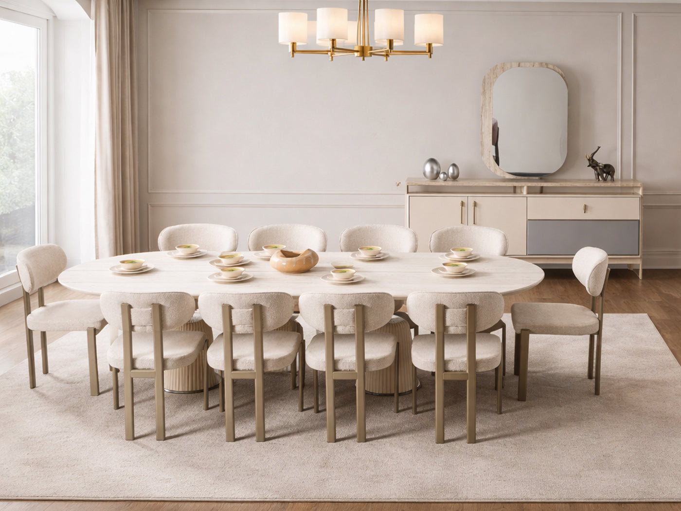Bern 10 Person Dining Room Set – Istanbul Furniture - Home of Unique ...