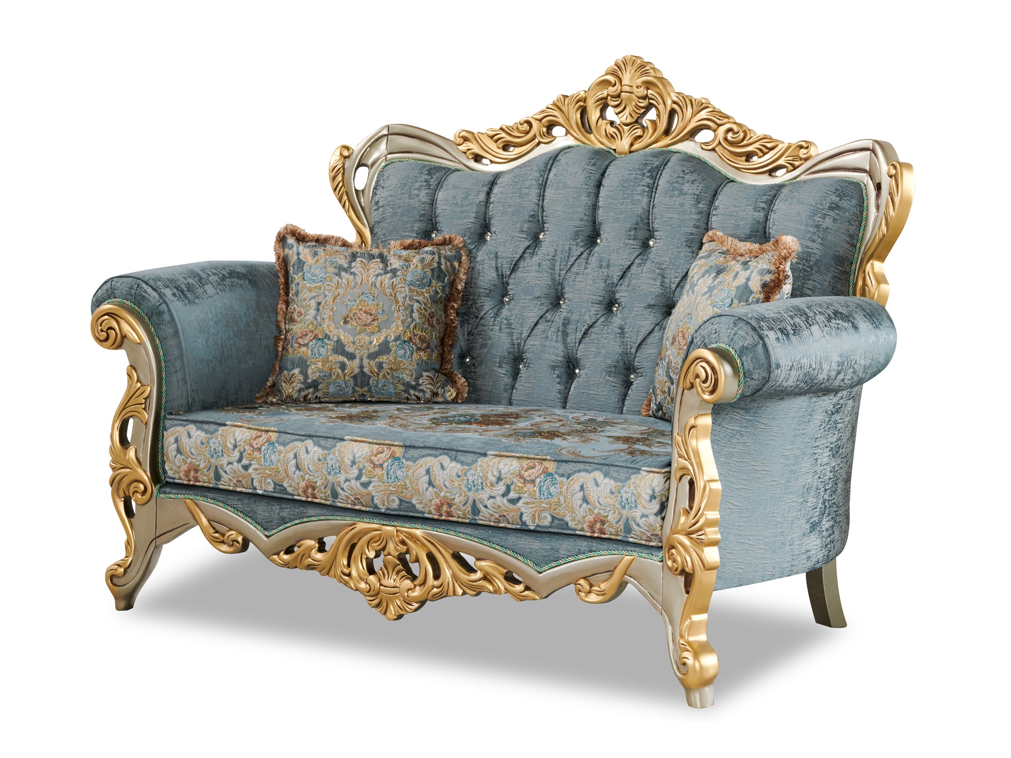 Buse 71" Wide Tufted Traditional Loveseat – Istanbul Furniture - Home ...