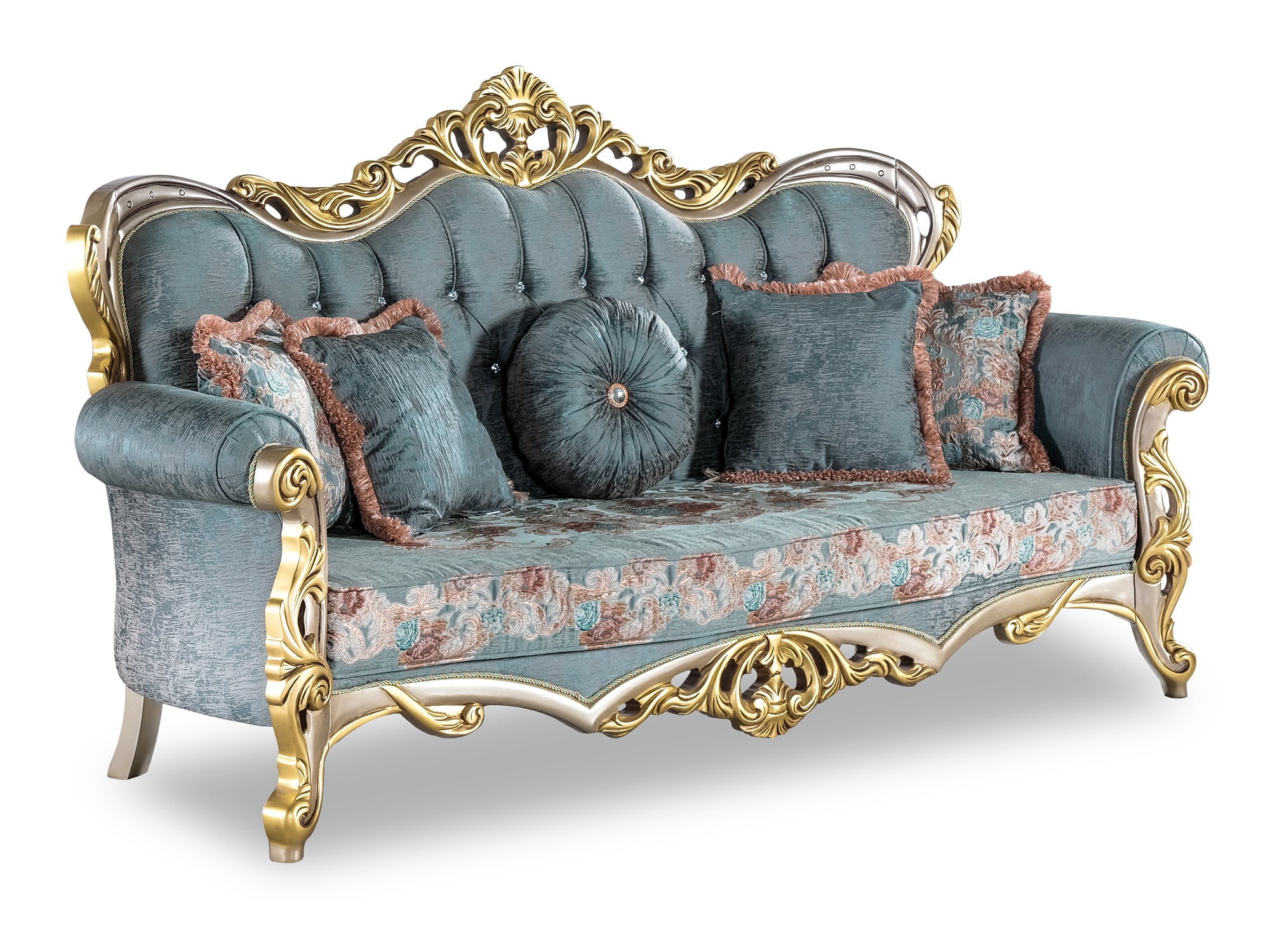 Buse 90" Wide Tufted Traditional Sofa – Istanbul Furniture - Home of ...