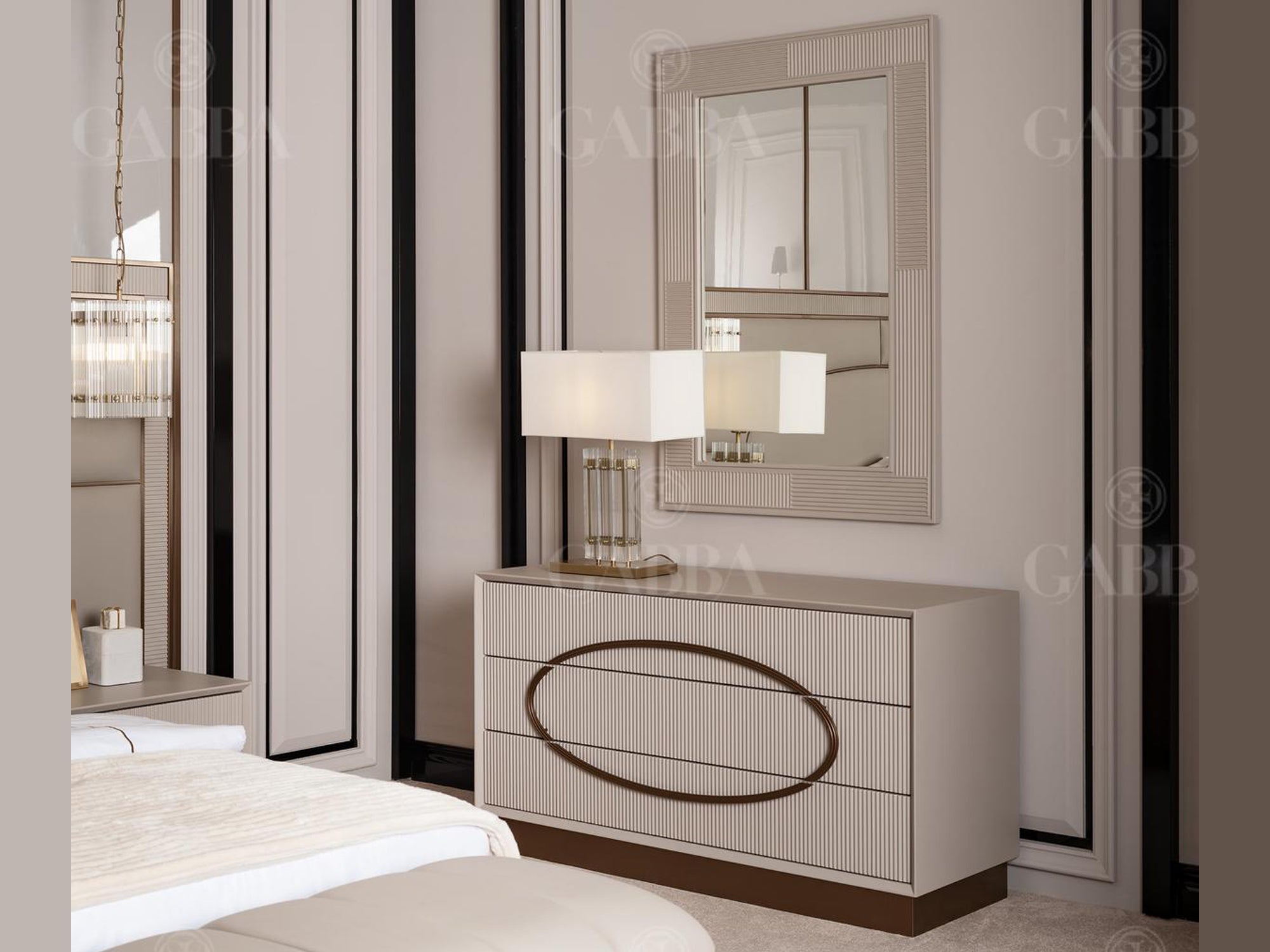 Casto 55" Wide 3 Drawer Dresser With Mirror – Istanbul Furniture - Home ...