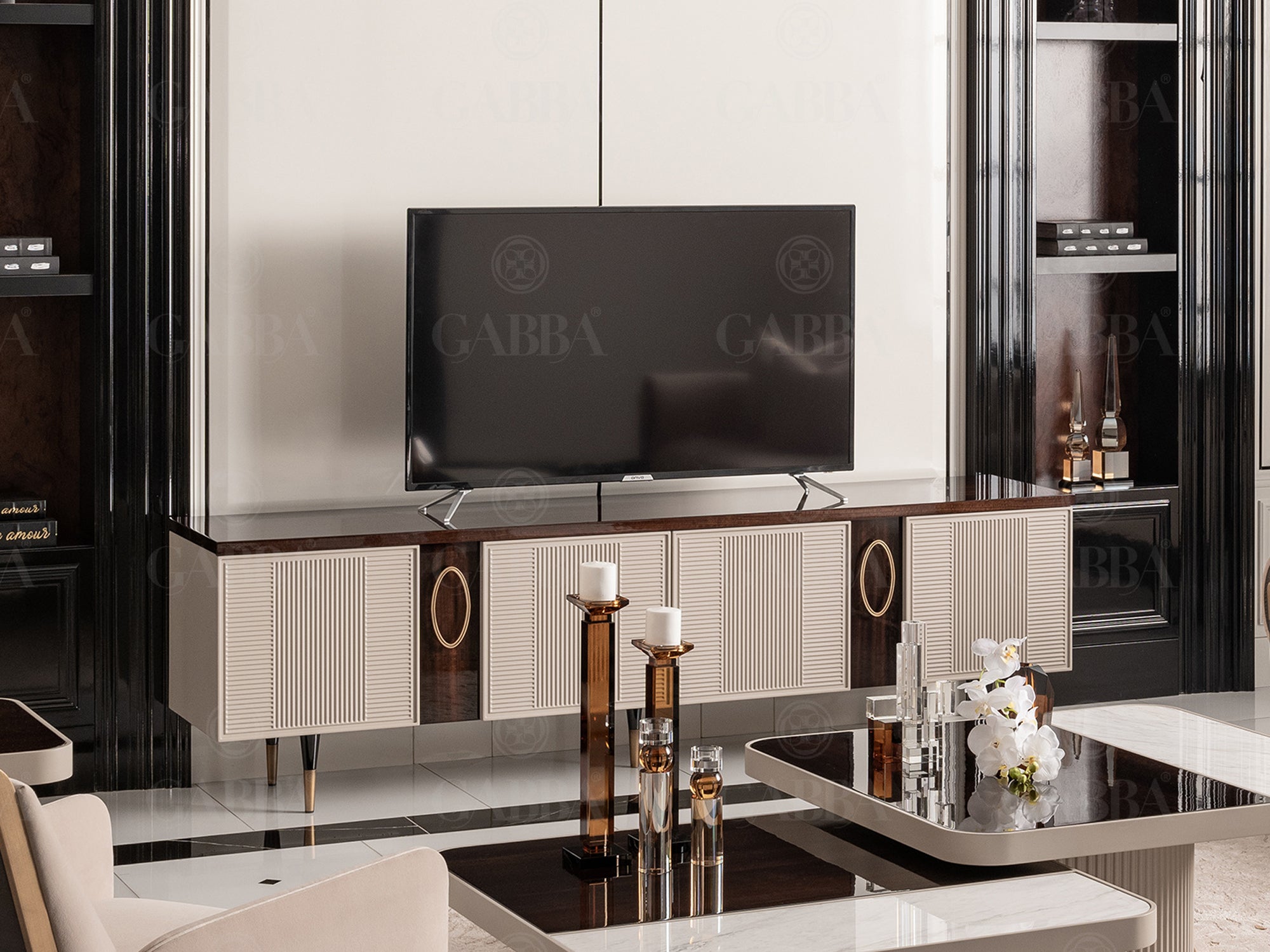 Casto 92" Wide TV Stand – Istanbul Furniture - Home of Unique Turkish ...