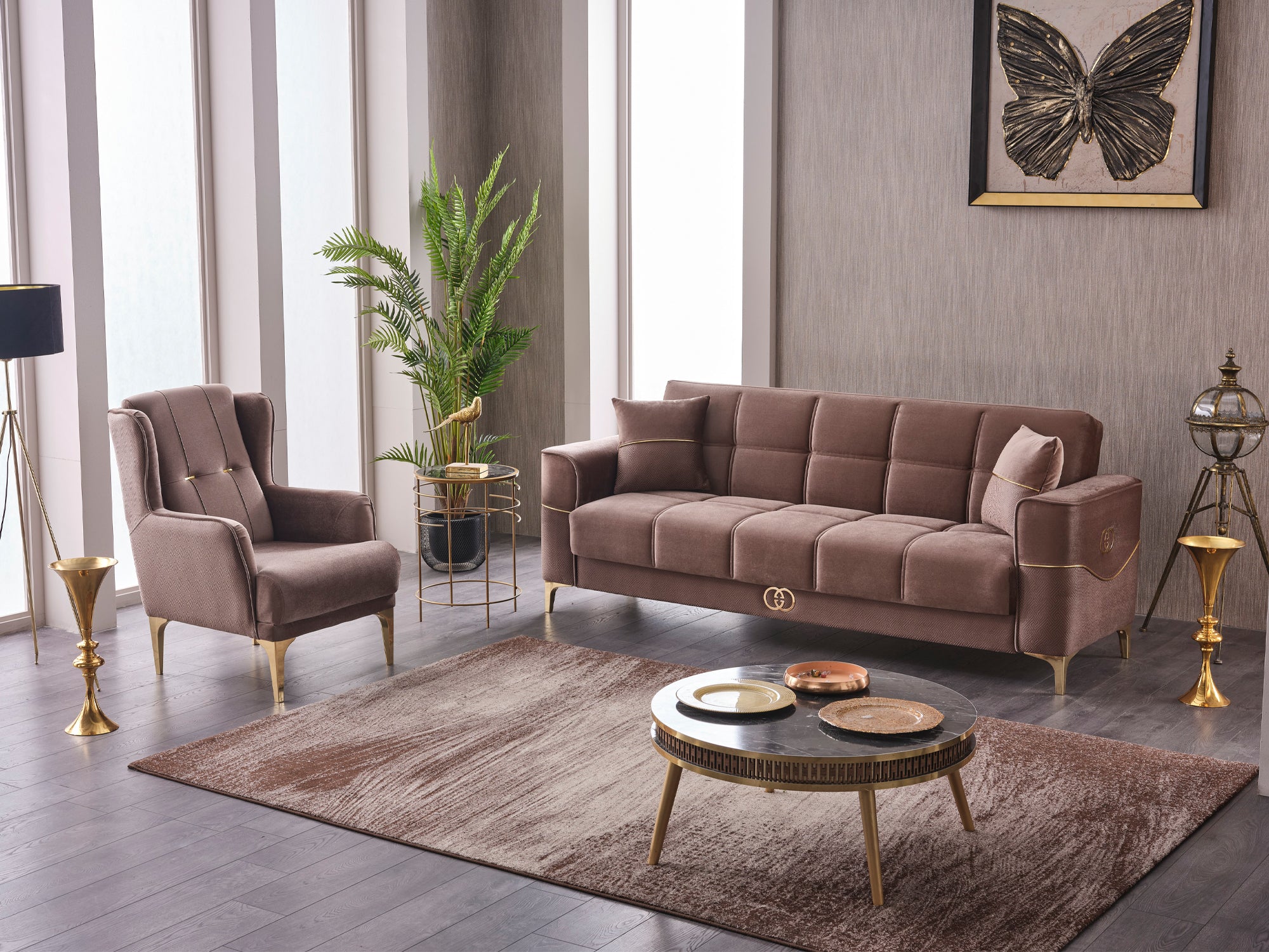 Clara Living Room Set – Istanbul Furniture - Home of Unique Turkish ...
