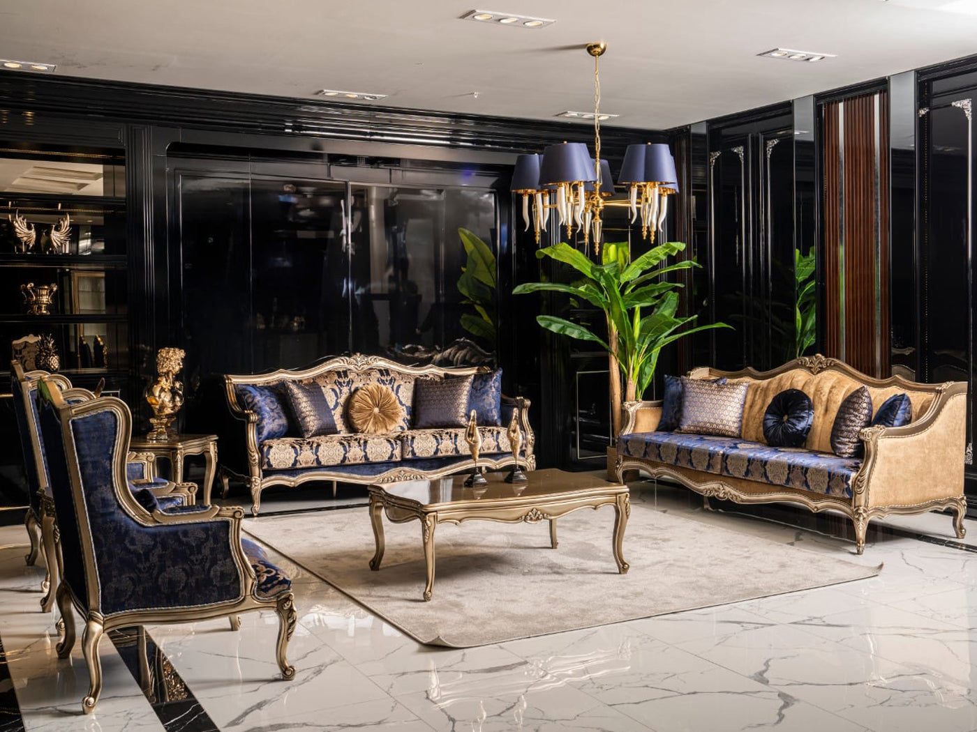 Emirgan Traditional Living Room Set – Istanbul Furniture - Home of ...