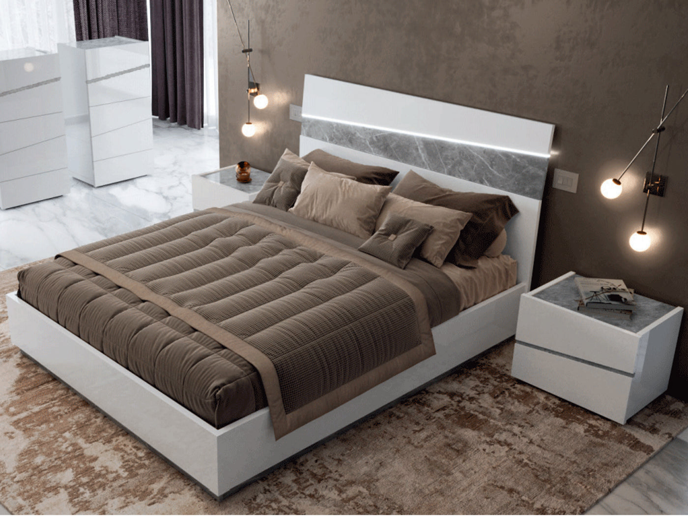 Alba Platform Bed – Istanbul Furniture - Home of Unique Turkish Furniture