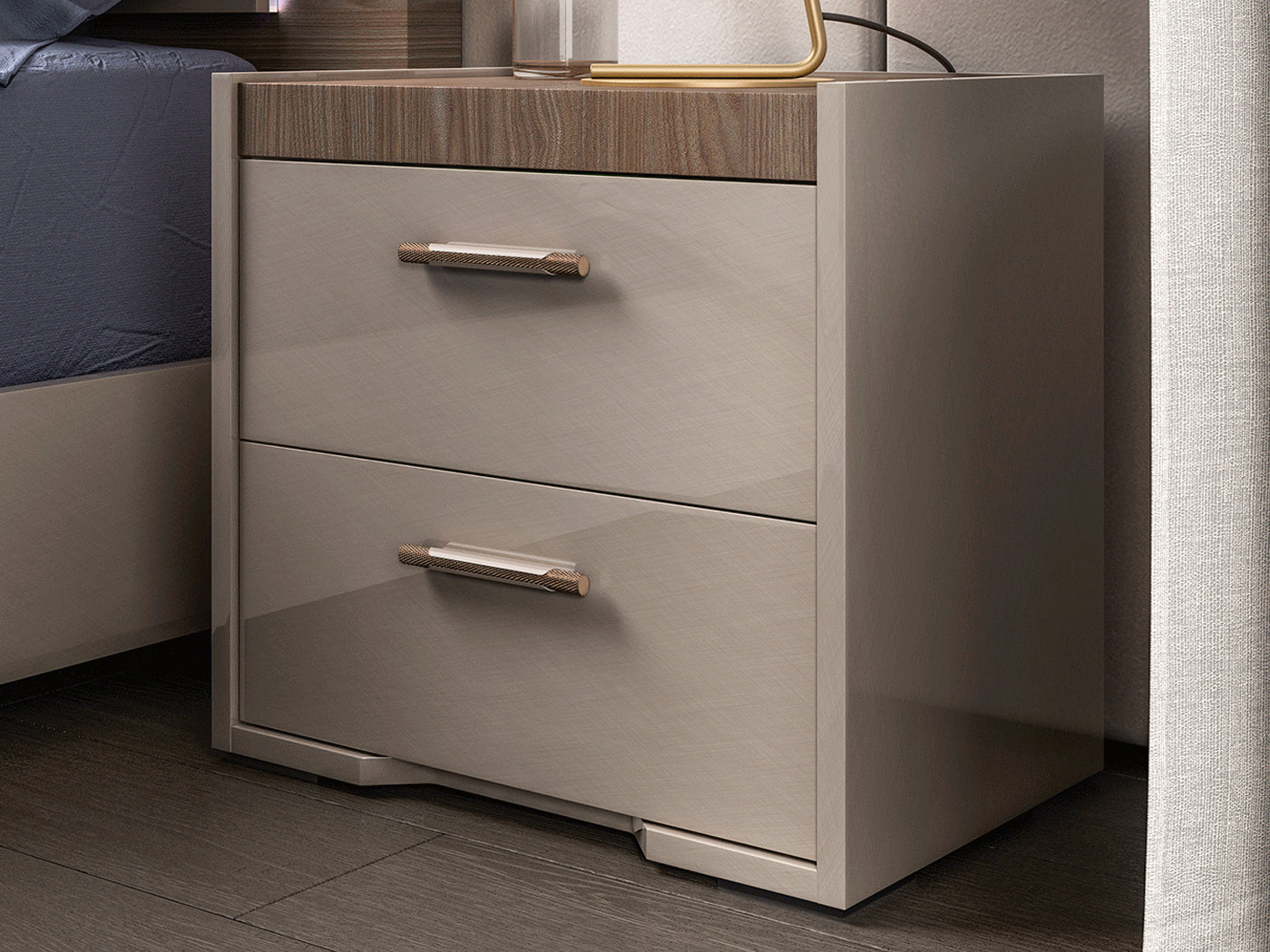 Nora 22" Tall 2 Drawer Nightstand – Istanbul Furniture - Home of Unique ...