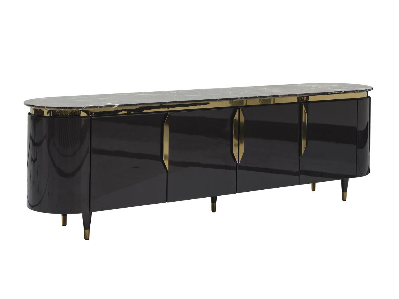 Braga 87" Wide TV Stand – Istanbul Furniture - Home of Unique Turkish ...