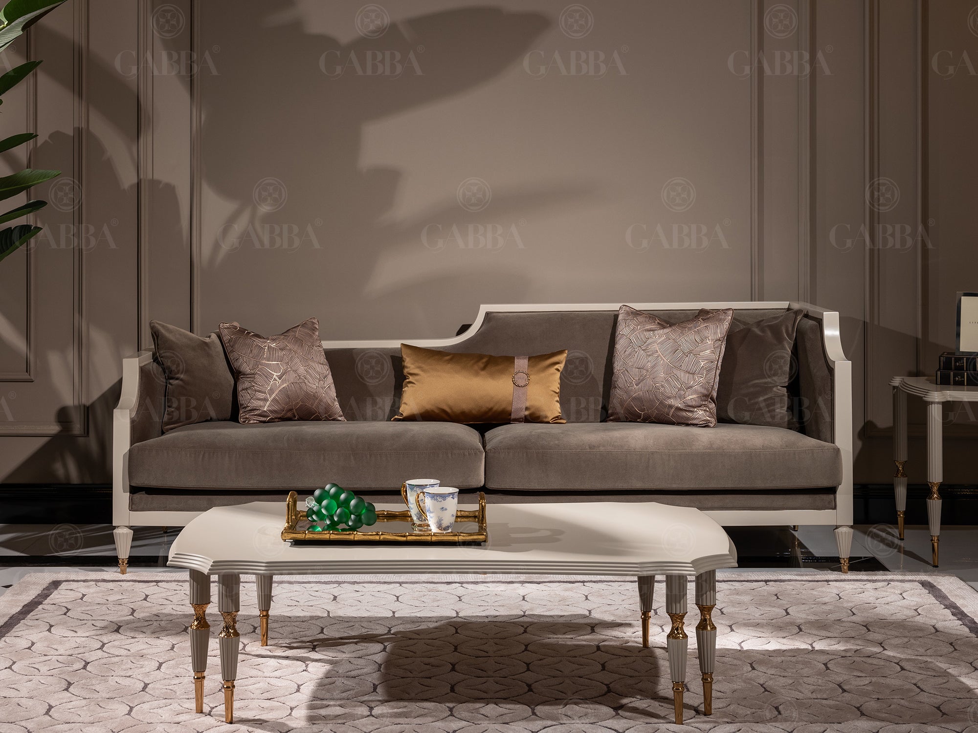 Monacoba 95" Wide Wooden Frame Sofa – Istanbul Furniture - Home of ...