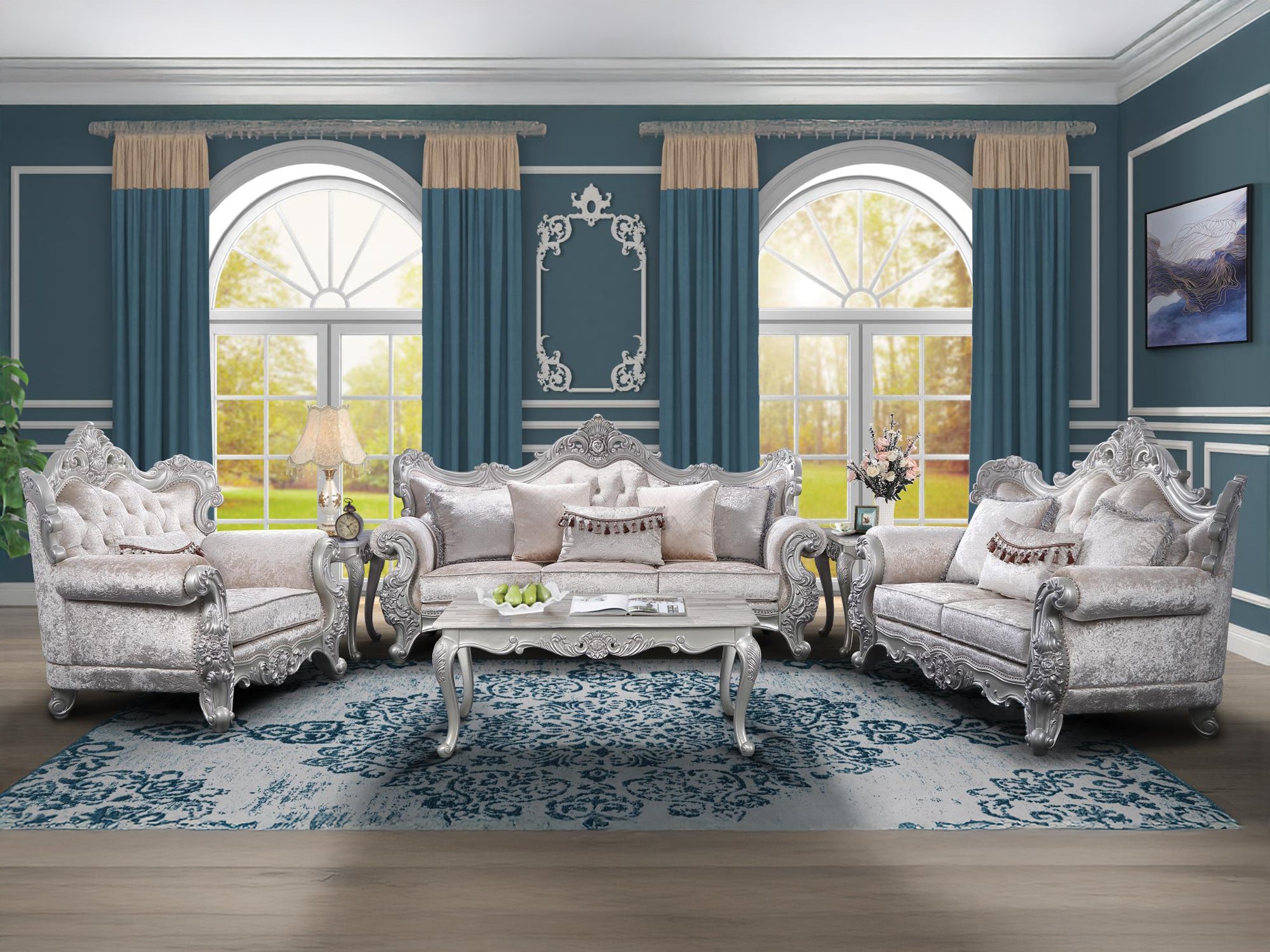 Melrose Traditional Living Room Set – Istanbul Furniture - Home of ...