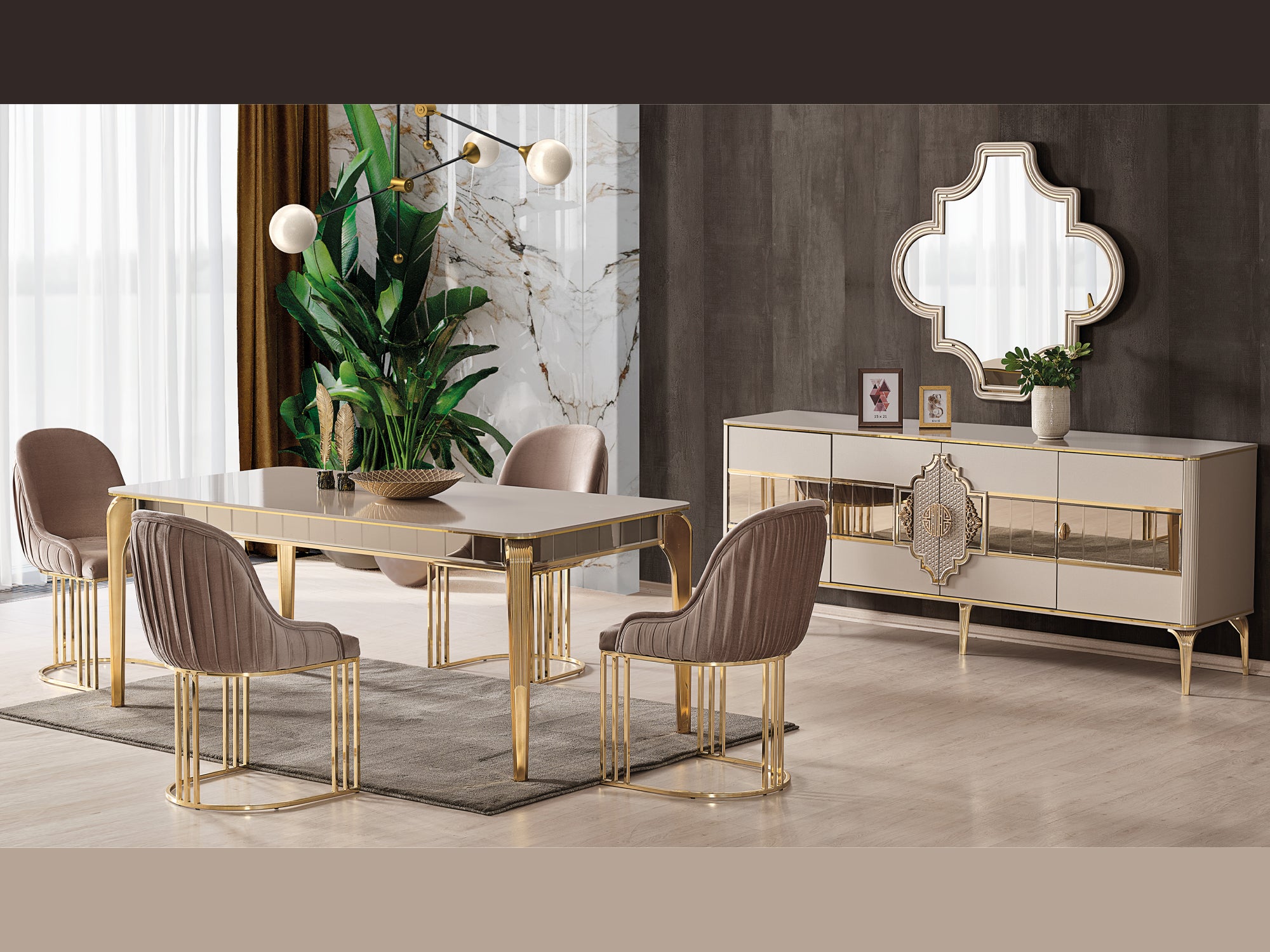 Ista 6 Person Dining Room Set – Istanbul Furniture - Home of Unique ...