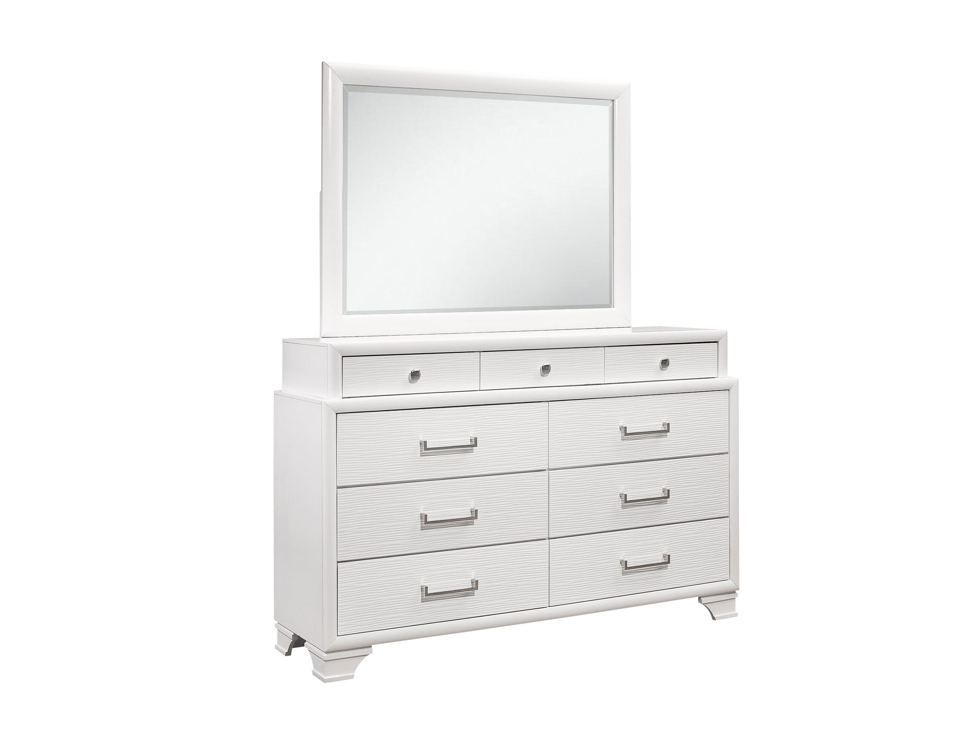 Jordyn 59" Wide 9 Drawer Dresser With Mirror – Istanbul Furniture ...