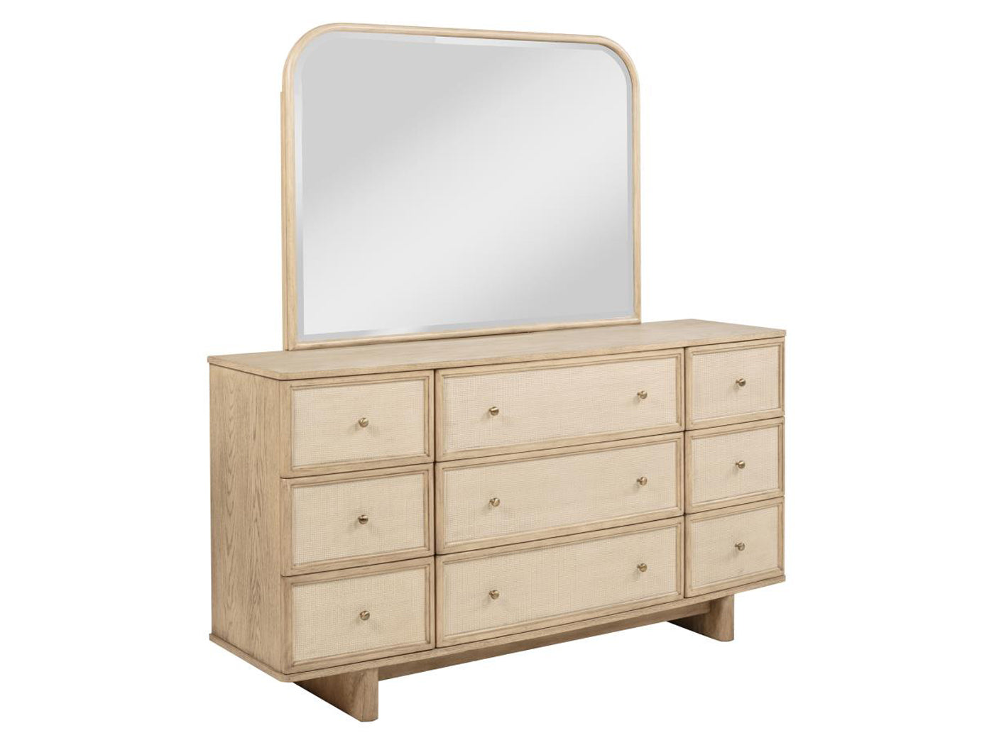 Kailani 66" Wide 9 Drawer Dresser With Mirror – Istanbul Furniture ...