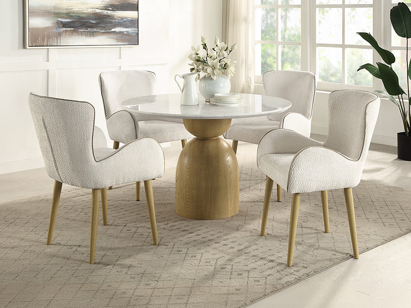 Kala DT - Qwin DC 4 Person Dining Room Set – Istanbul Furniture - Home ...