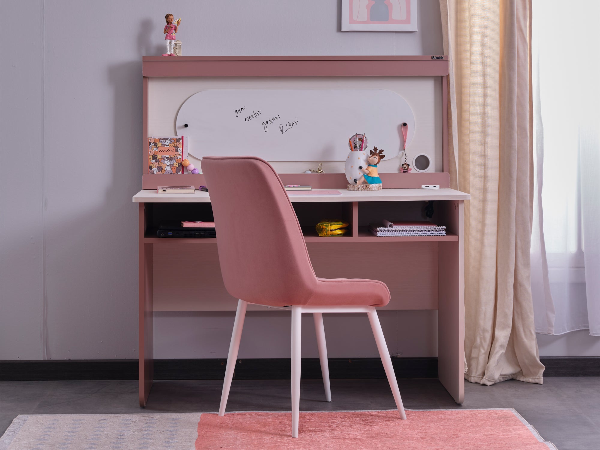 Linda 47" Wide Study Desk – Istanbul Furniture - Home of Unique Turkish ...