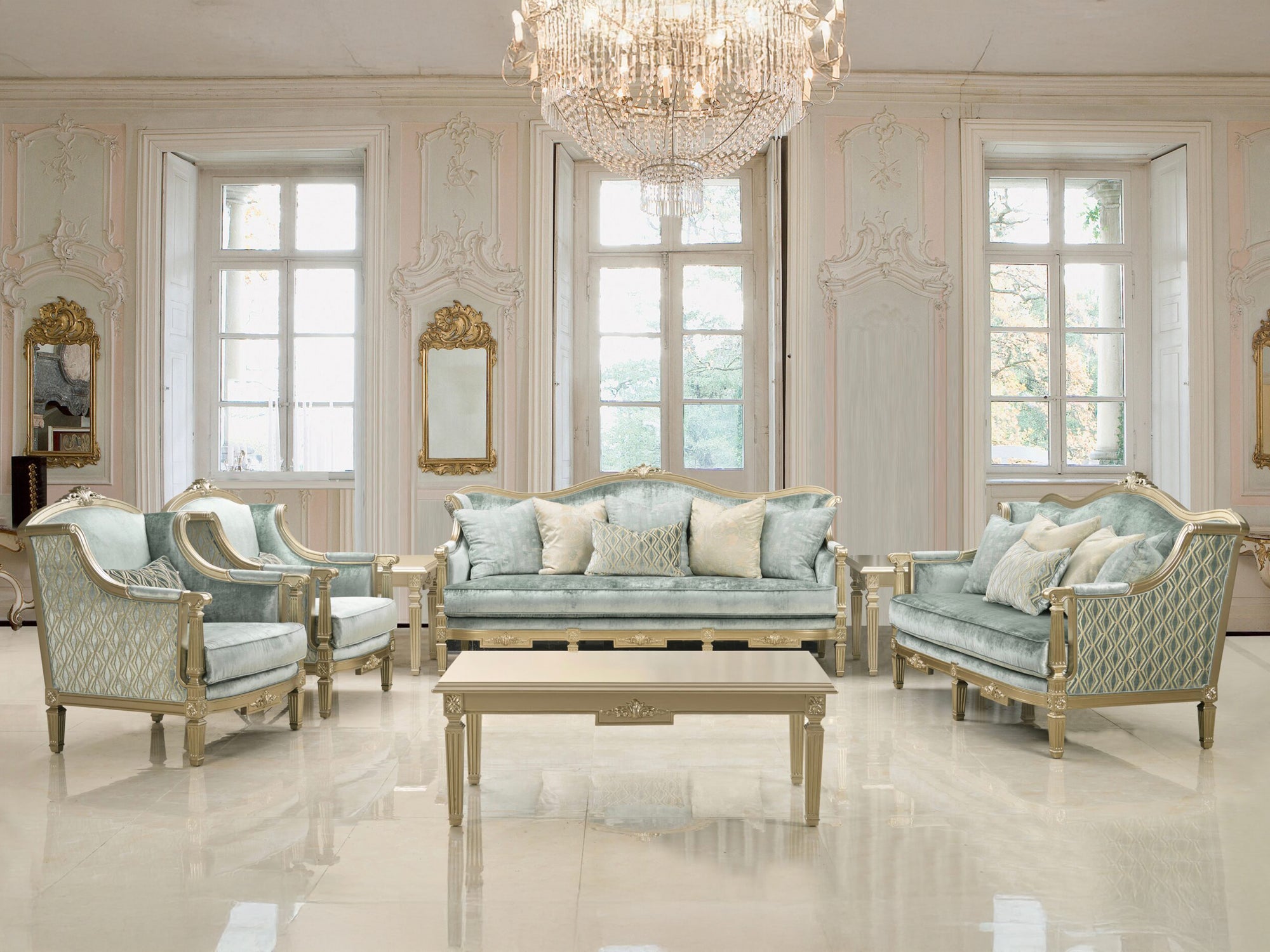 London Traditional Living Room Set – Istanbul Furniture - Home of ...