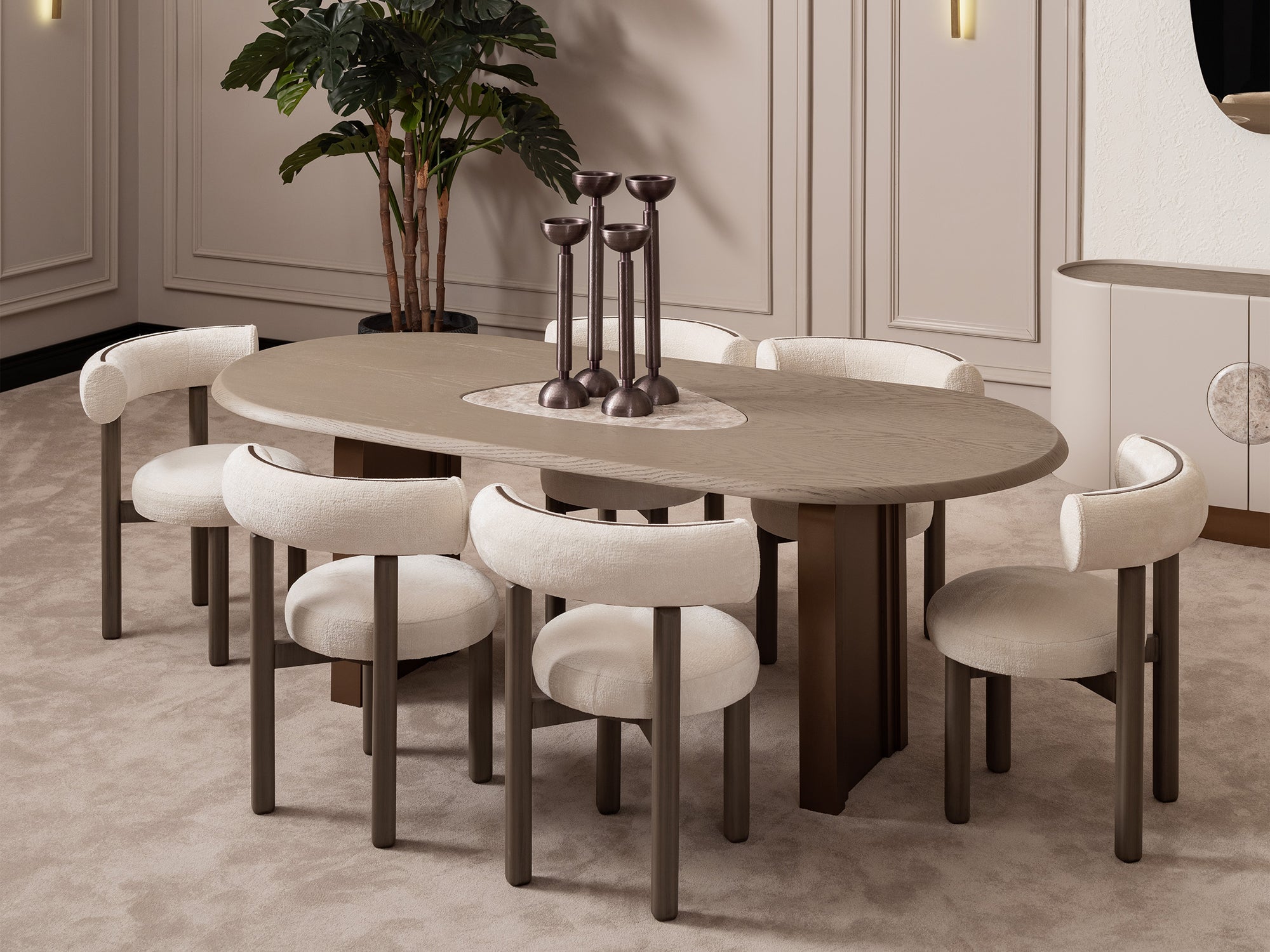 Lunatt Dining Table – Istanbul Furniture - Home of Unique Turkish Furniture