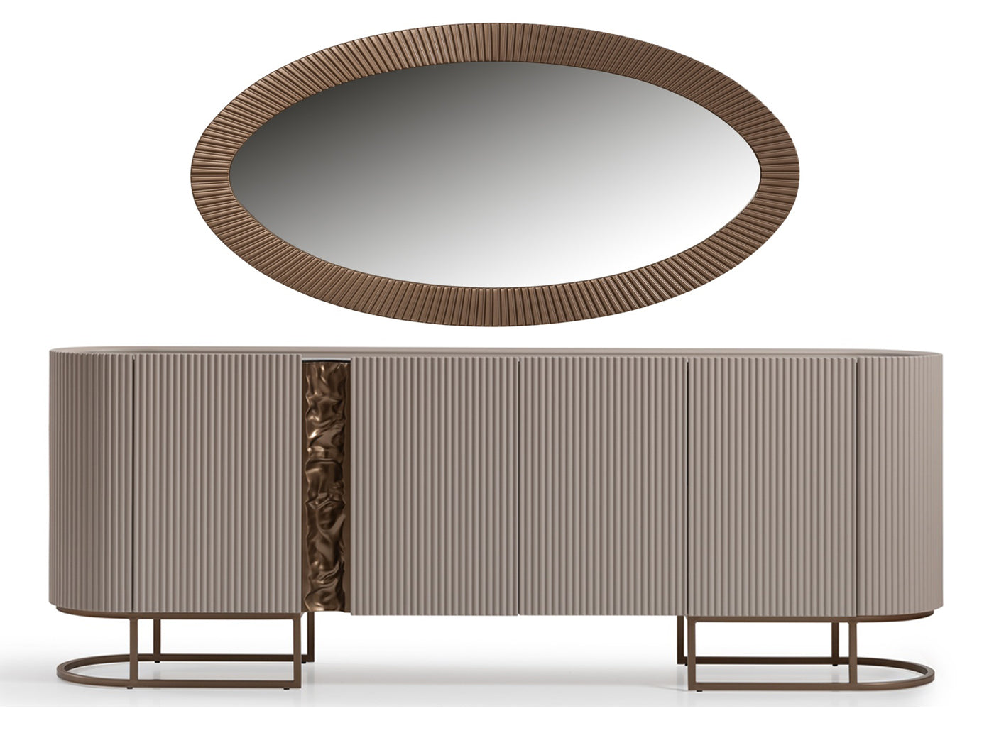 Lyon 95.5" Wide Buffet With Mirror – Istanbul Furniture - Home of ...