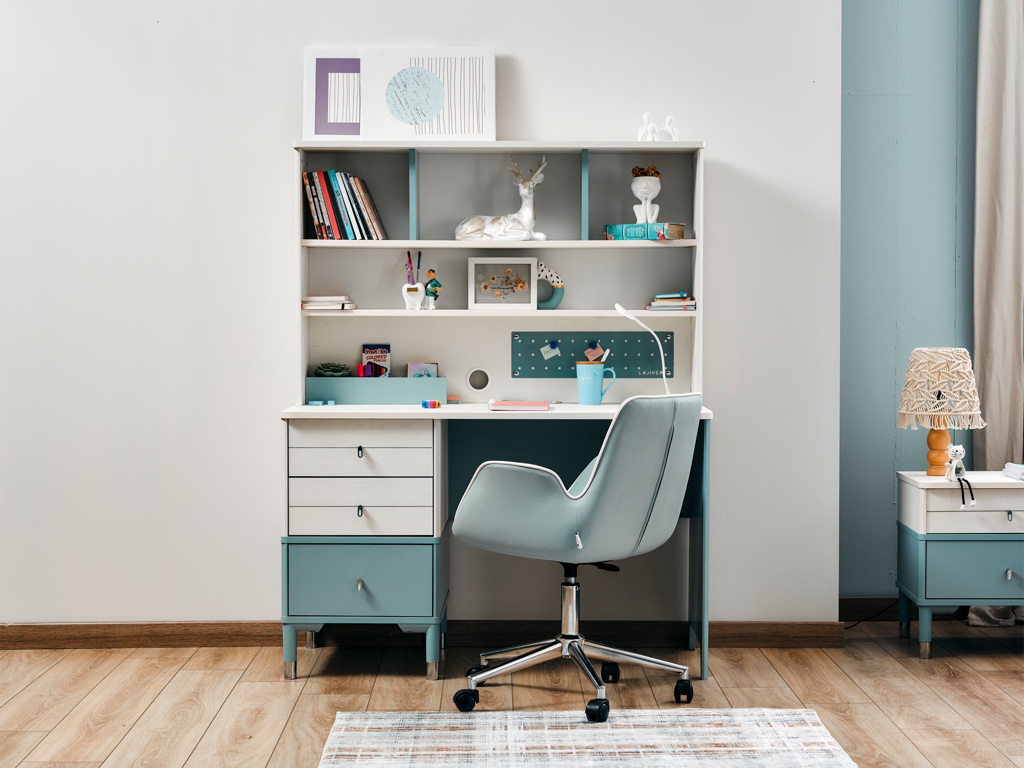 Marin 47" Wide Study Desk – Istanbul Furniture - Home of Unique Turkish ...