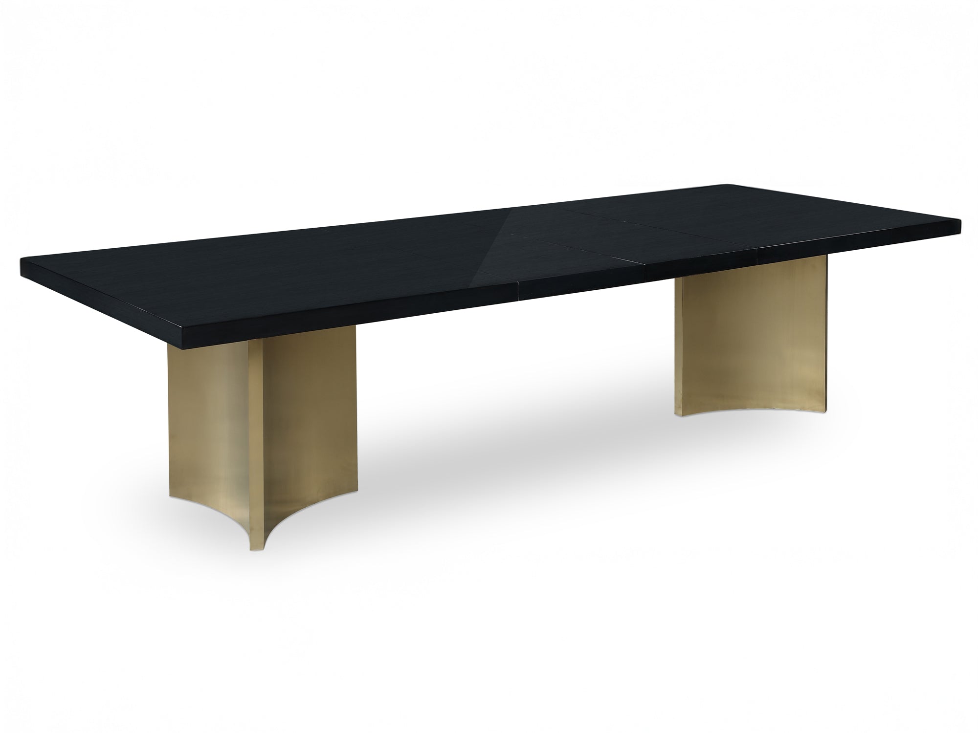 Immerse 84" / 104" / 123.5" Wide 6-8-10-12 Person Extendable Dining Ta ...