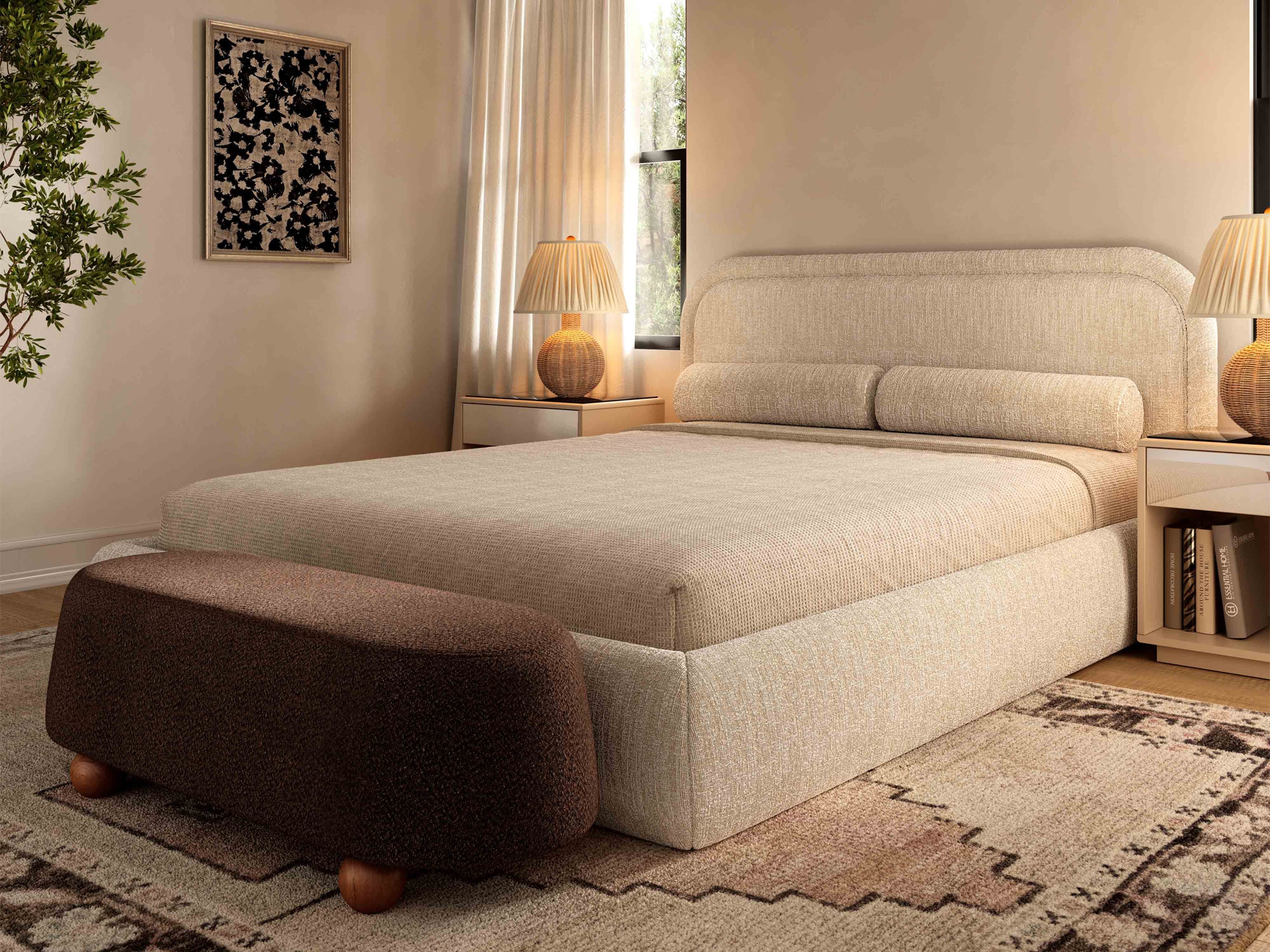 Murielle Platform Bed – Istanbul Furniture - Home of Unique Turkish ...