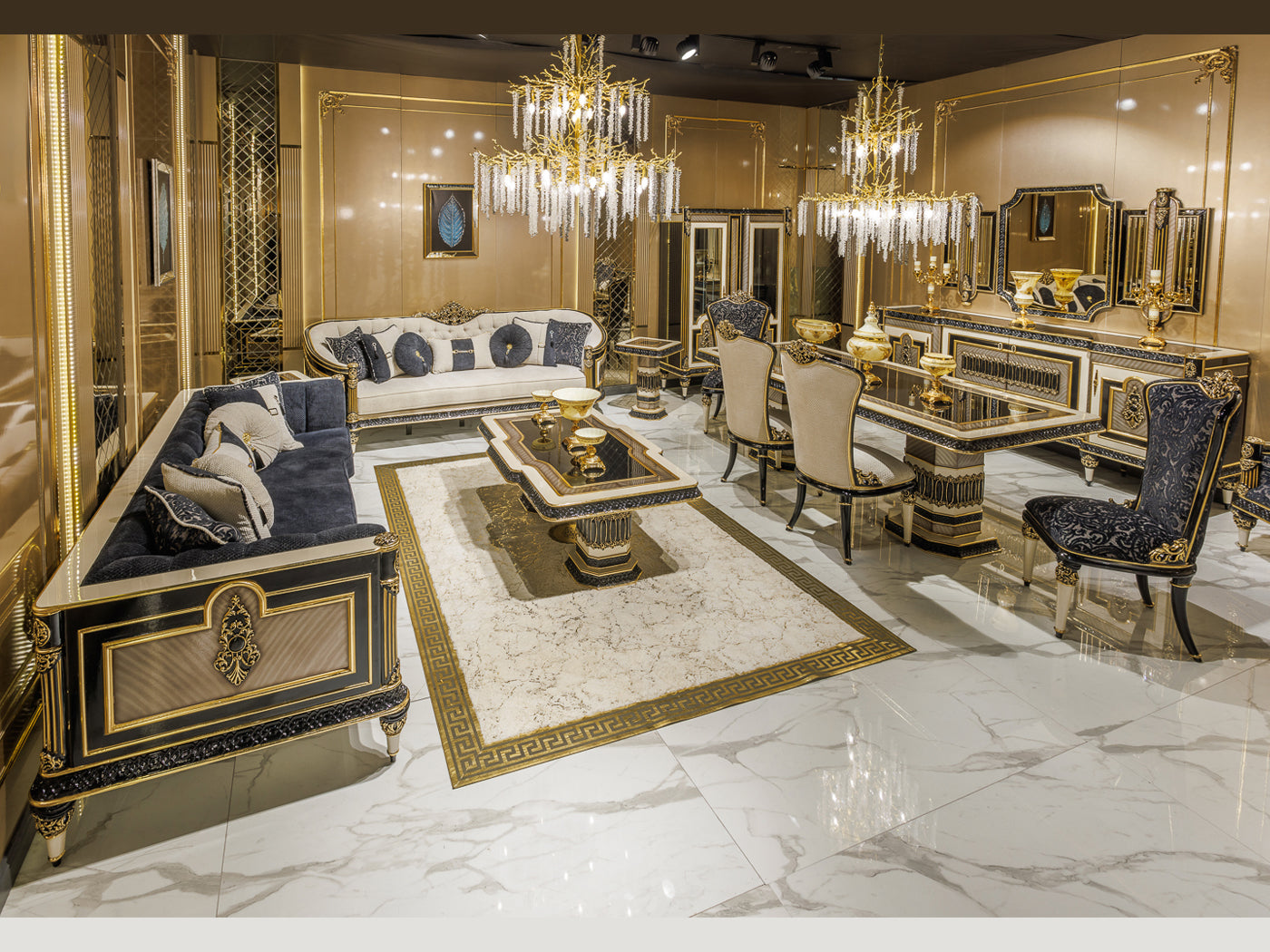 Elite MyL Traditional Living Room Set – Istanbul Furniture - Home of ...
