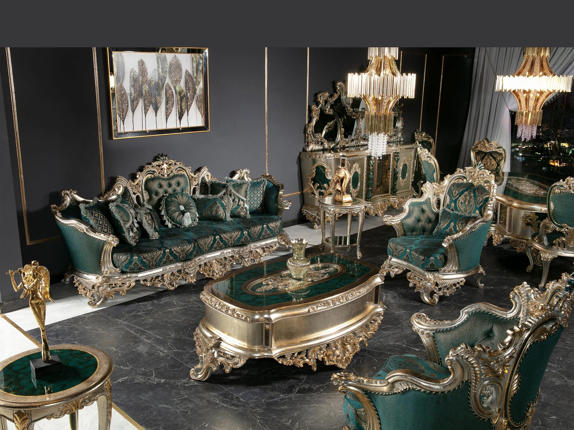 Imparator MyL Traditional Living Room Set – Istanbul Furniture - Home ...