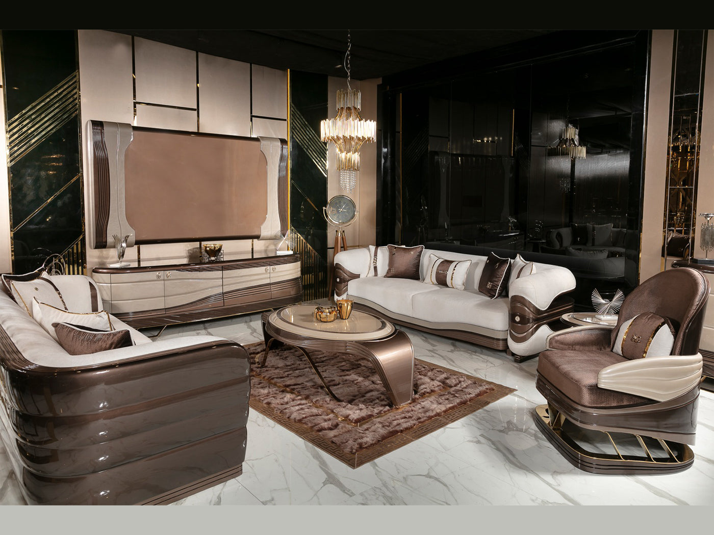 Rixos MyL Traditional Living Room Set – Istanbul Furniture - Home of ...