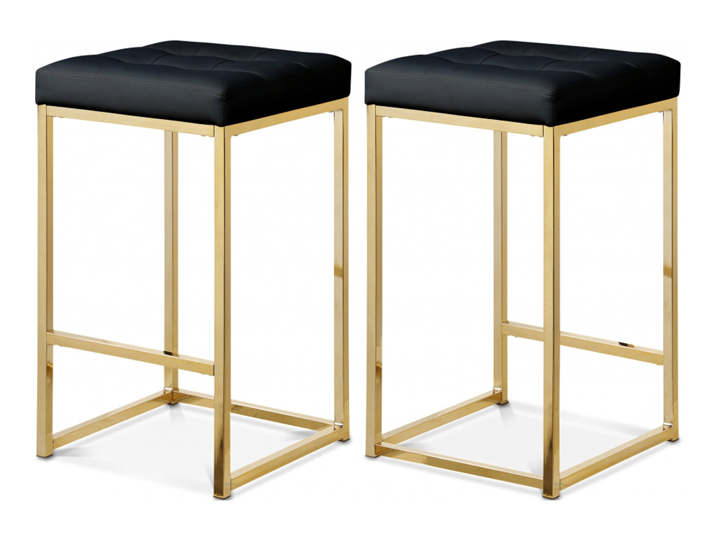 Nicola Leather Bar Stool (Set of 2) – Istanbul Furniture - Home of ...