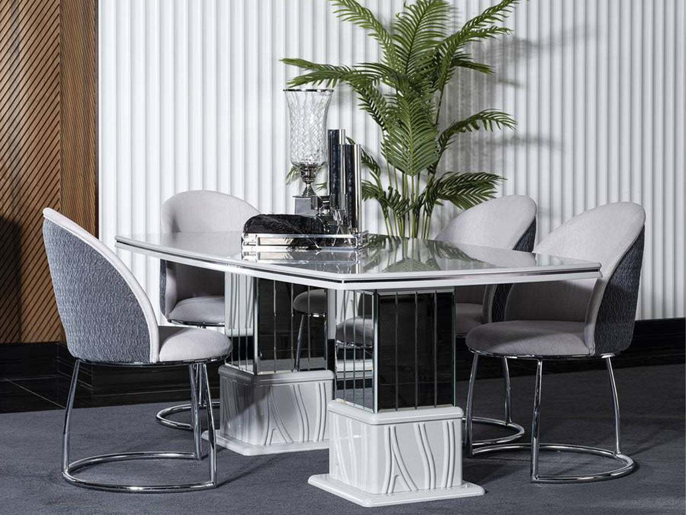 Novar 6-8 Person Dining Room Set – Istanbul Furniture - Home of Unique ...