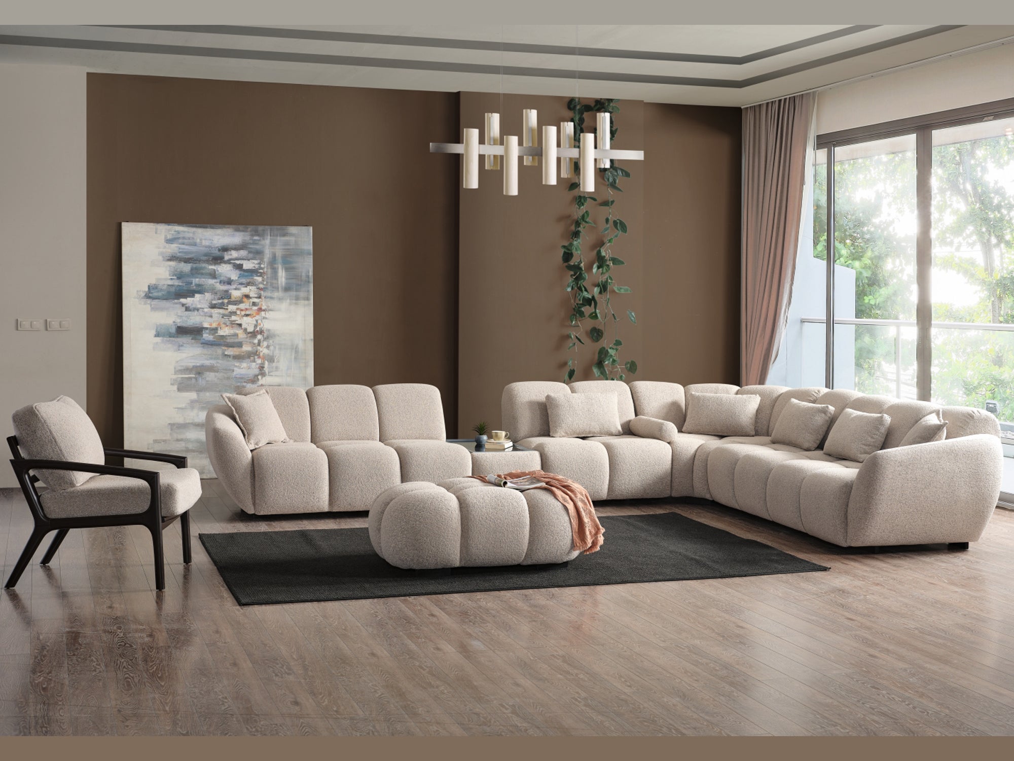 Odessa Puzzle Sectional Living Room Set – Istanbul Furniture - Home of ...