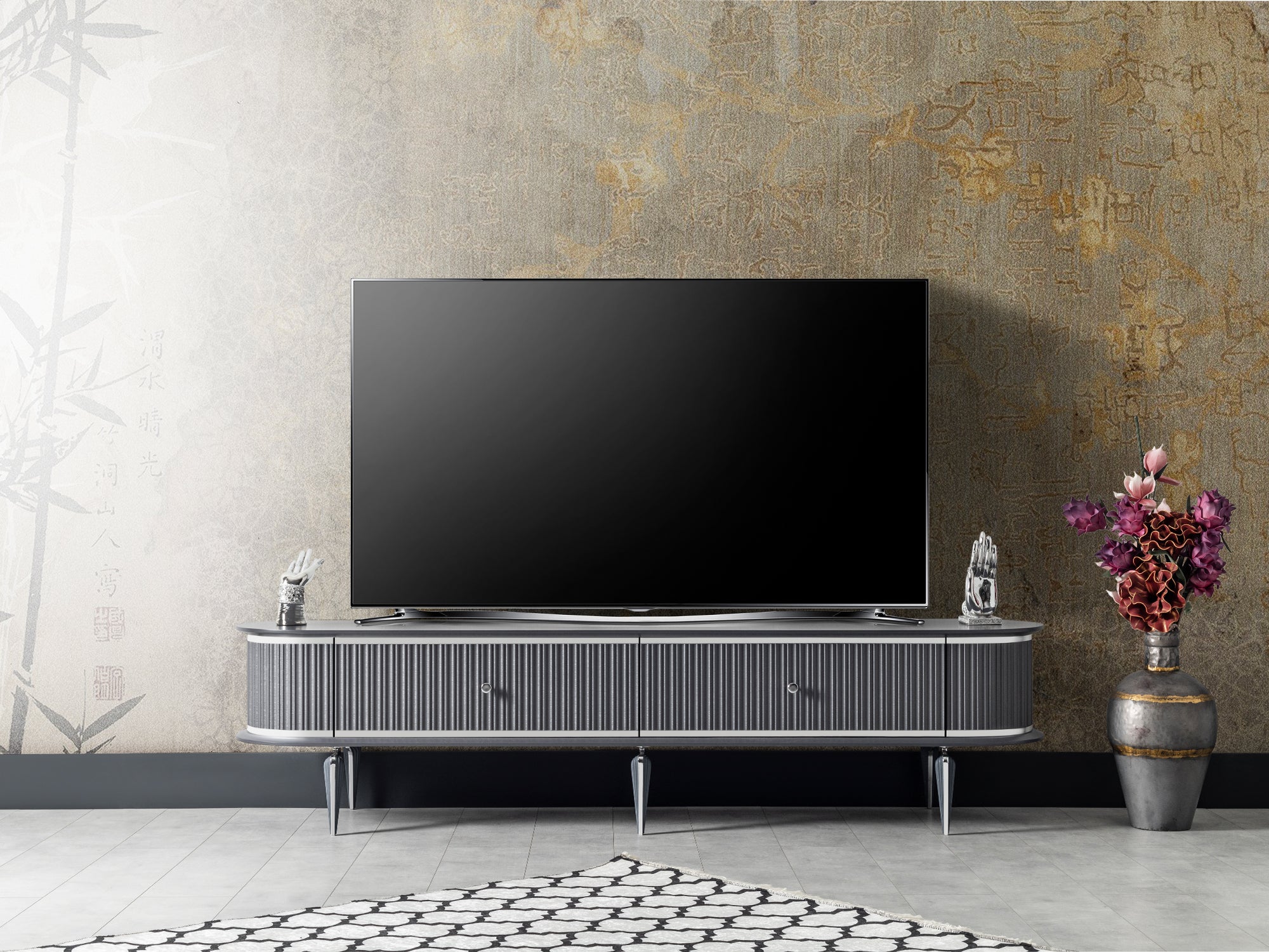 Orient 79" Wide TV Stand – Istanbul Furniture - Home of Unique Turkish ...