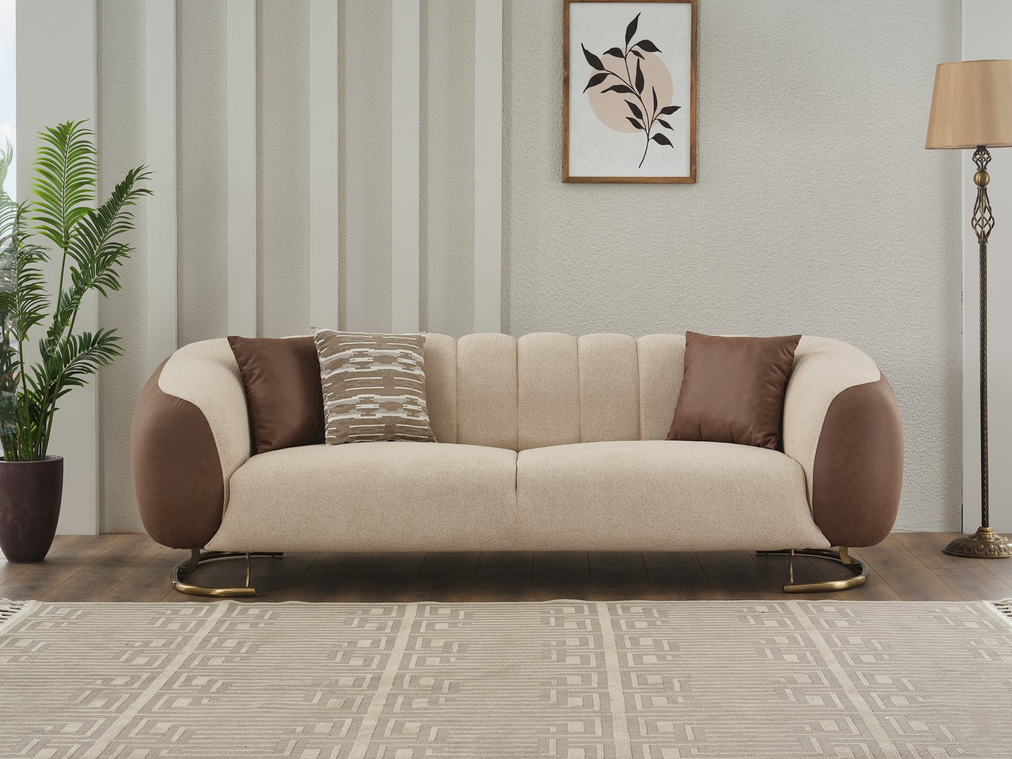 Palmera 97.6" Wide Sofa – Istanbul Furniture - Home of Unique Turkish ...