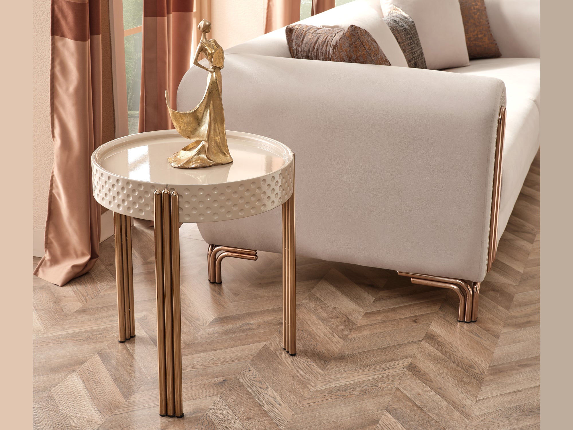 Paris 24" Tall Side Table – Istanbul Furniture - Home of Unique Turkish ...