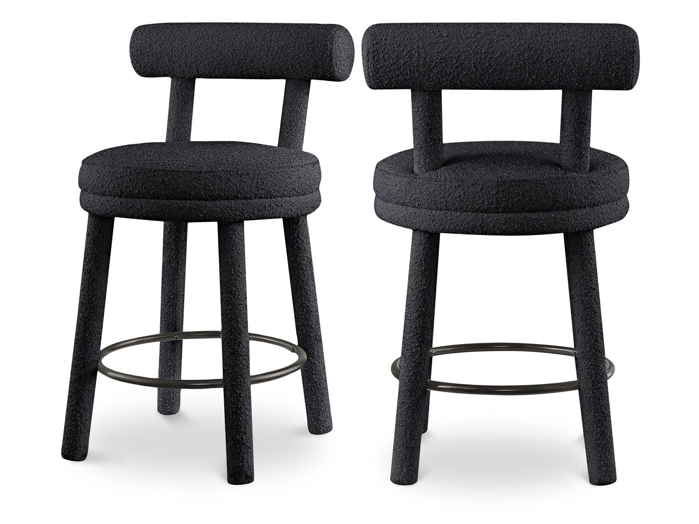 Parlor Boucle Fabric Bar Stool (Set of 2) – Istanbul Furniture - Home ...