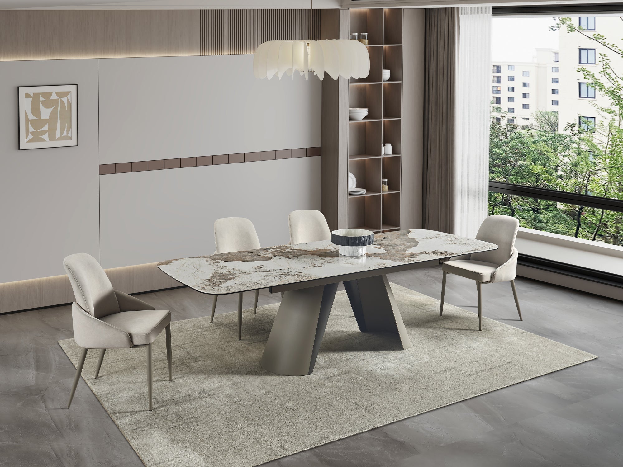 RH Morandi DT - 6370 DC 6-8 Person Dining Room Set – Istanbul Furniture ...