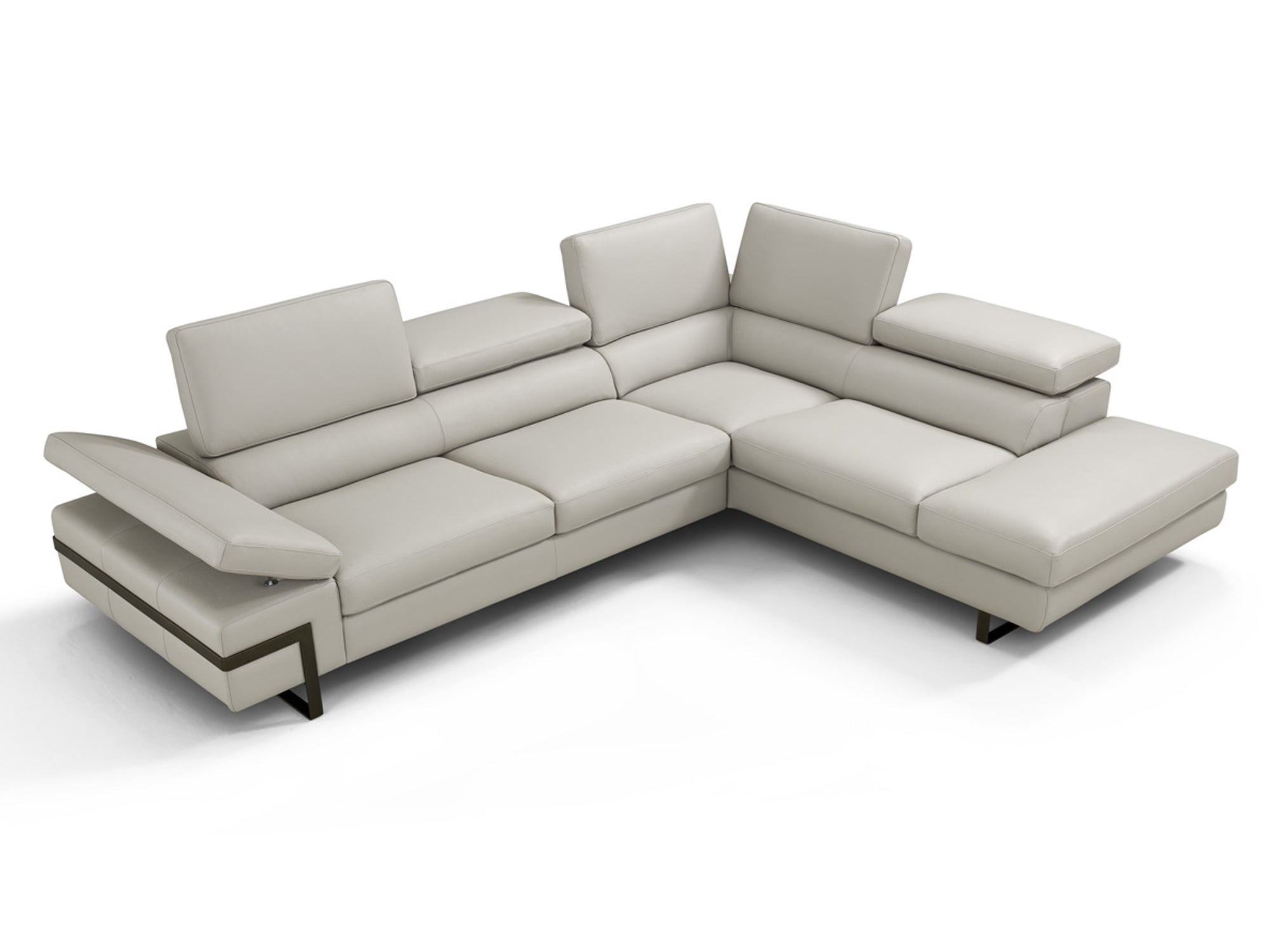 Rimini 110" / 91" Wide Leather Sectional – Istanbul Furniture - Home of ...