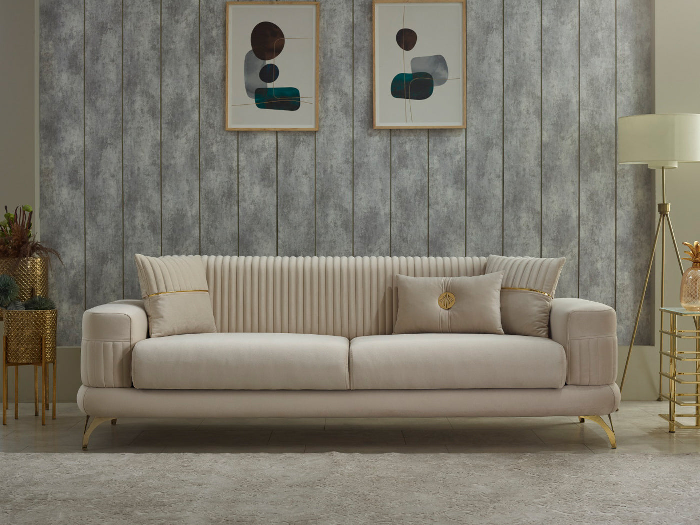 Aspendos 94" Wide Convertible Sofa – Istanbul Furniture - Home of ...