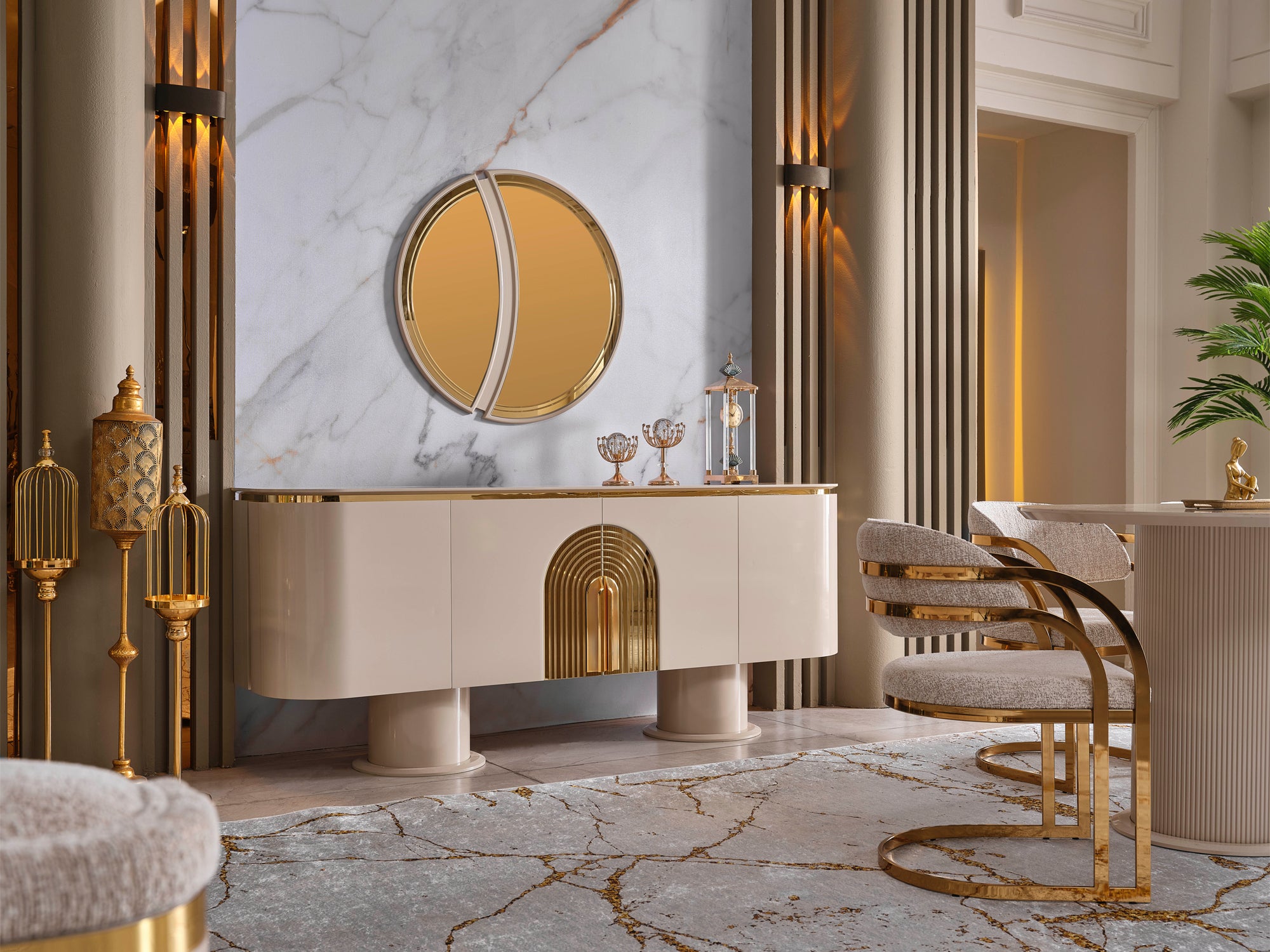 Asos Sanna Buffet With Mirror – Istanbul Furniture - Home of Unique ...