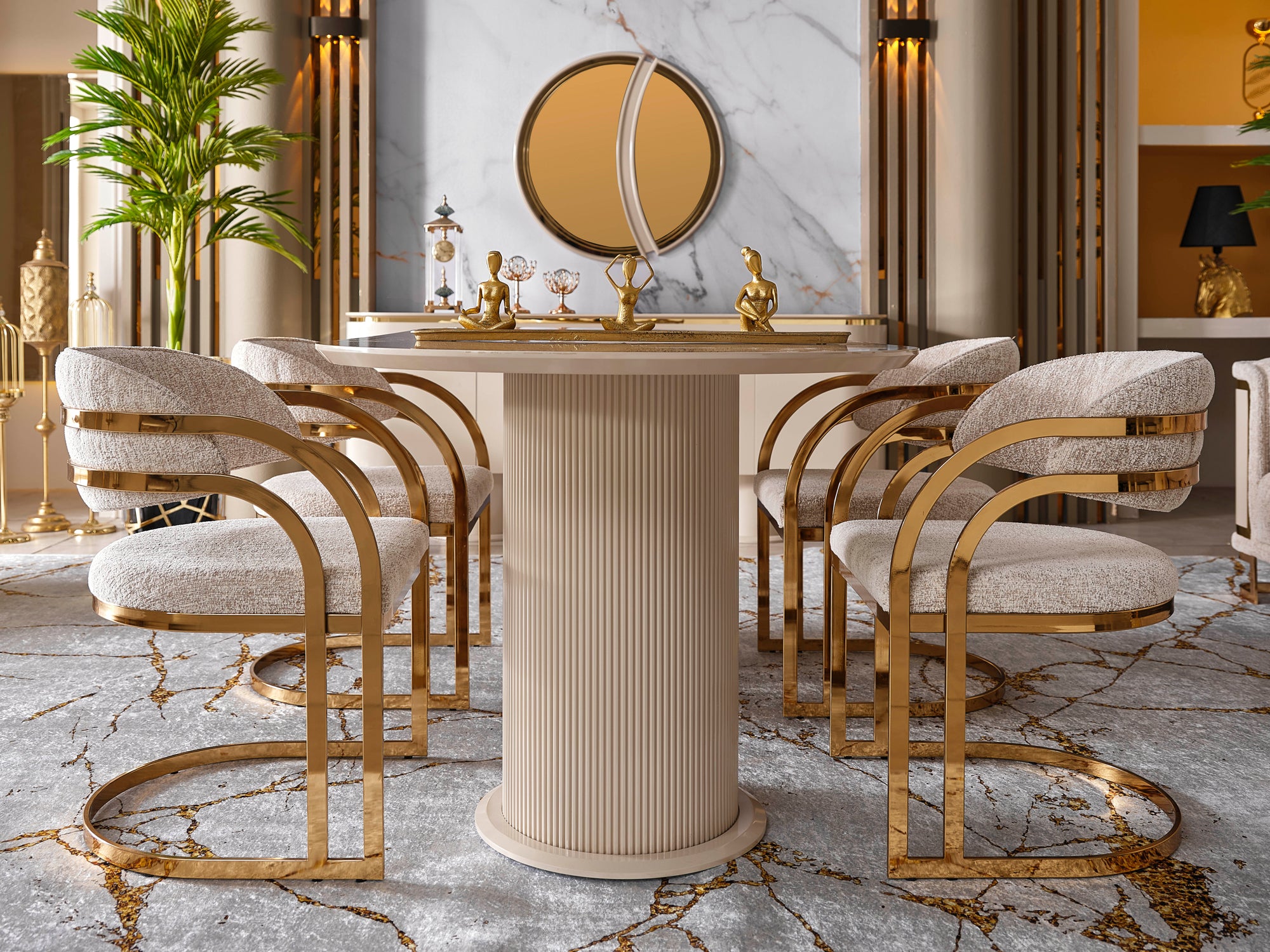 Asos 6 Person Dining Room Set – Istanbul Furniture - Home of Unique ...