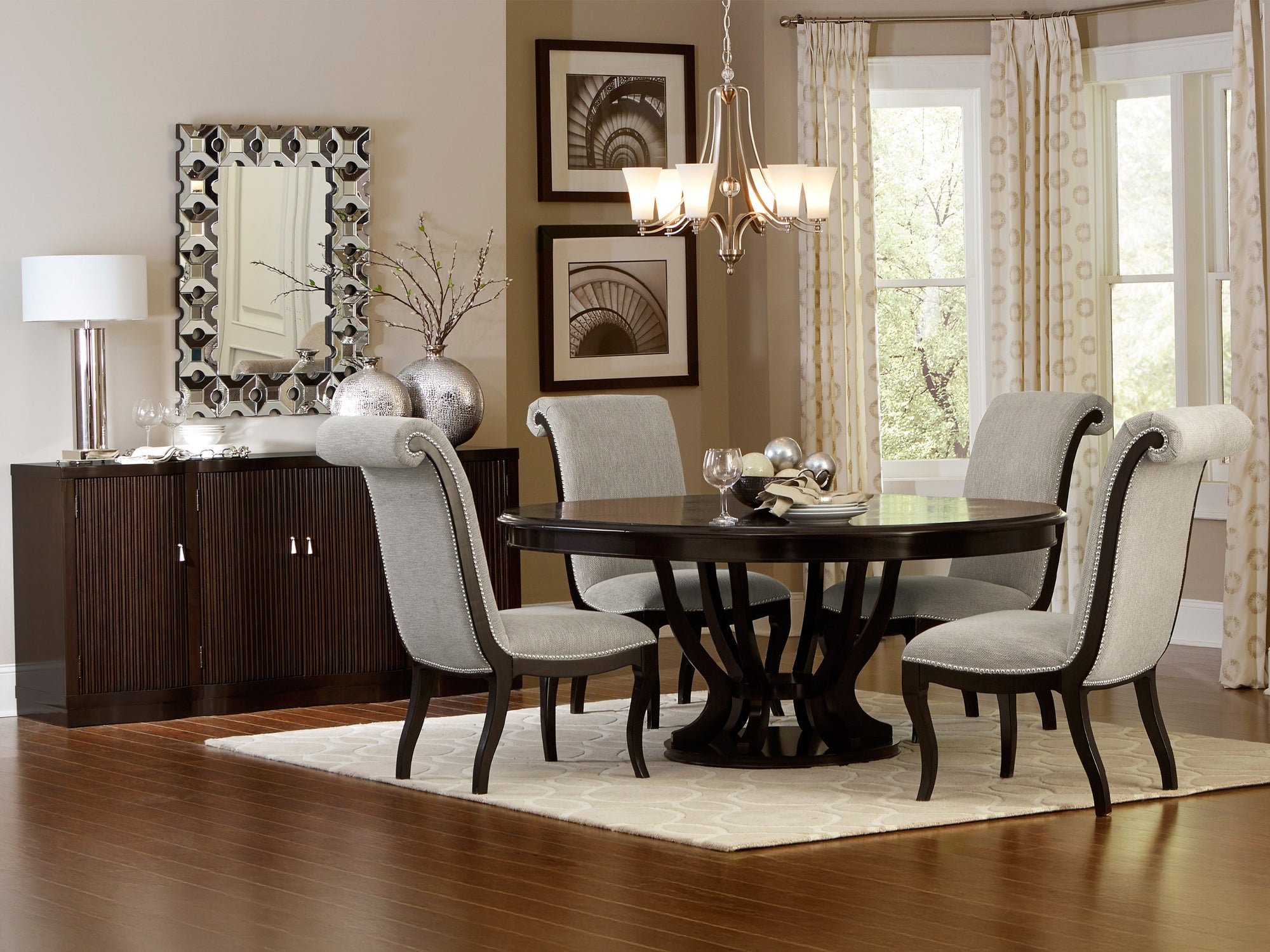 Savion 4-6 Person Dining Room Set – Istanbul Furniture - Home of Unique ...