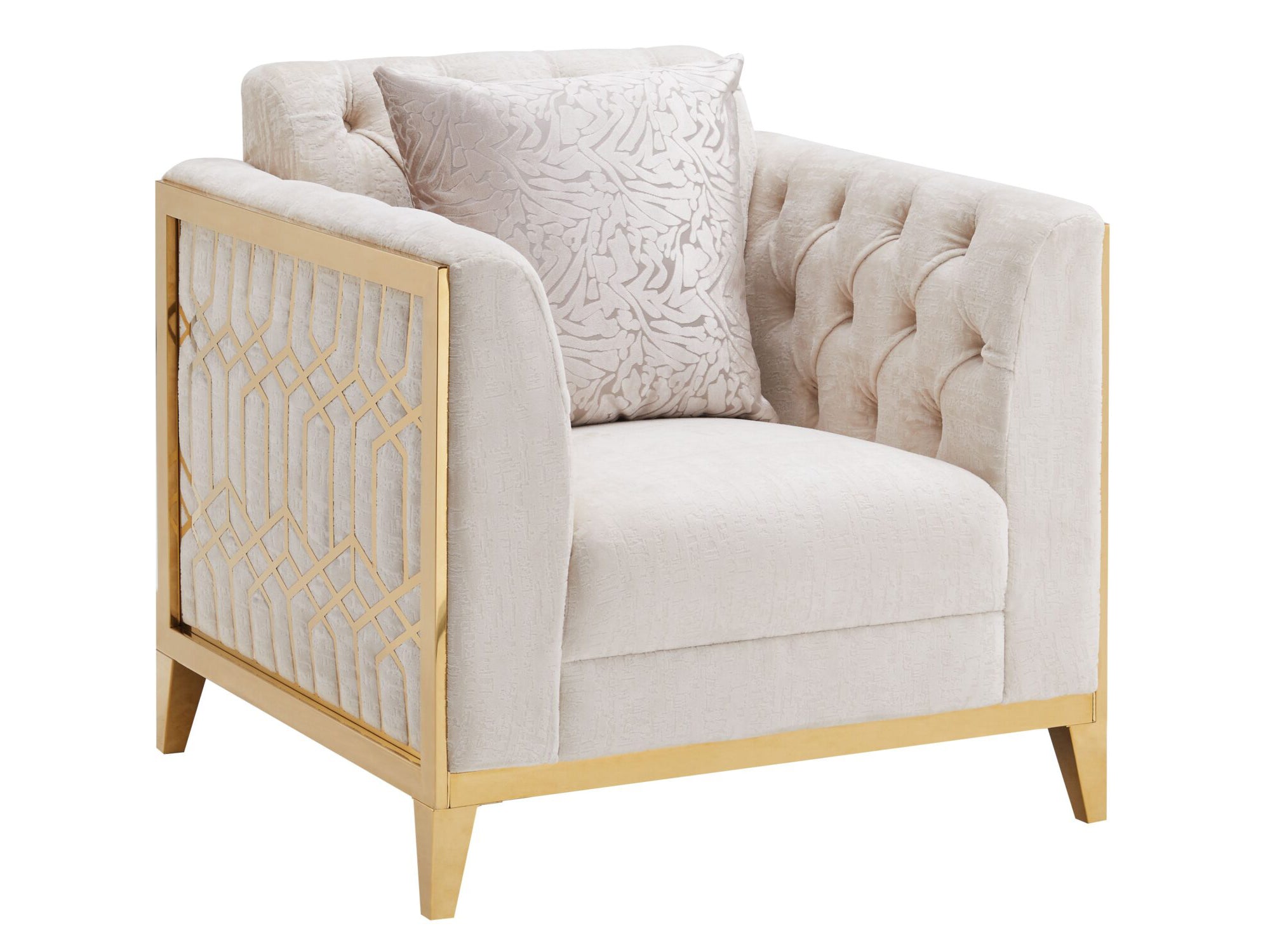 Stella 36.5" Wide Tufted Armchair – Istanbul Furniture - Home of Unique ...